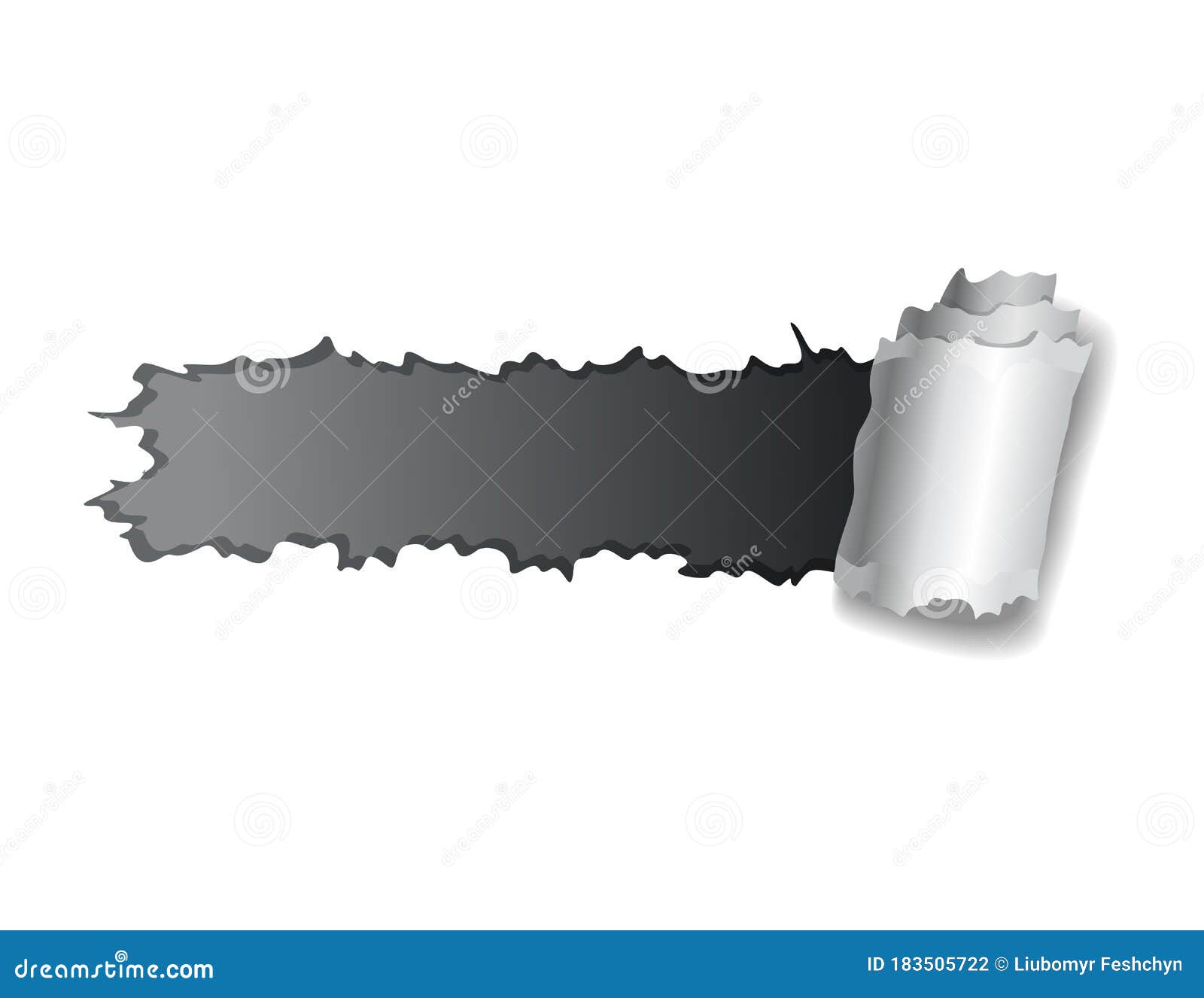 Paper Hole. Realistic Vector Torn Paper with Ripped Edges Stock Vector ... Paper Hole. Realistic Vector Torn Paper with Ripped Edges Stock Vector ...