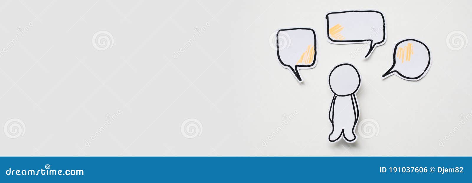 Paper Human Icon on the White Stock Photo - Image of partners ...