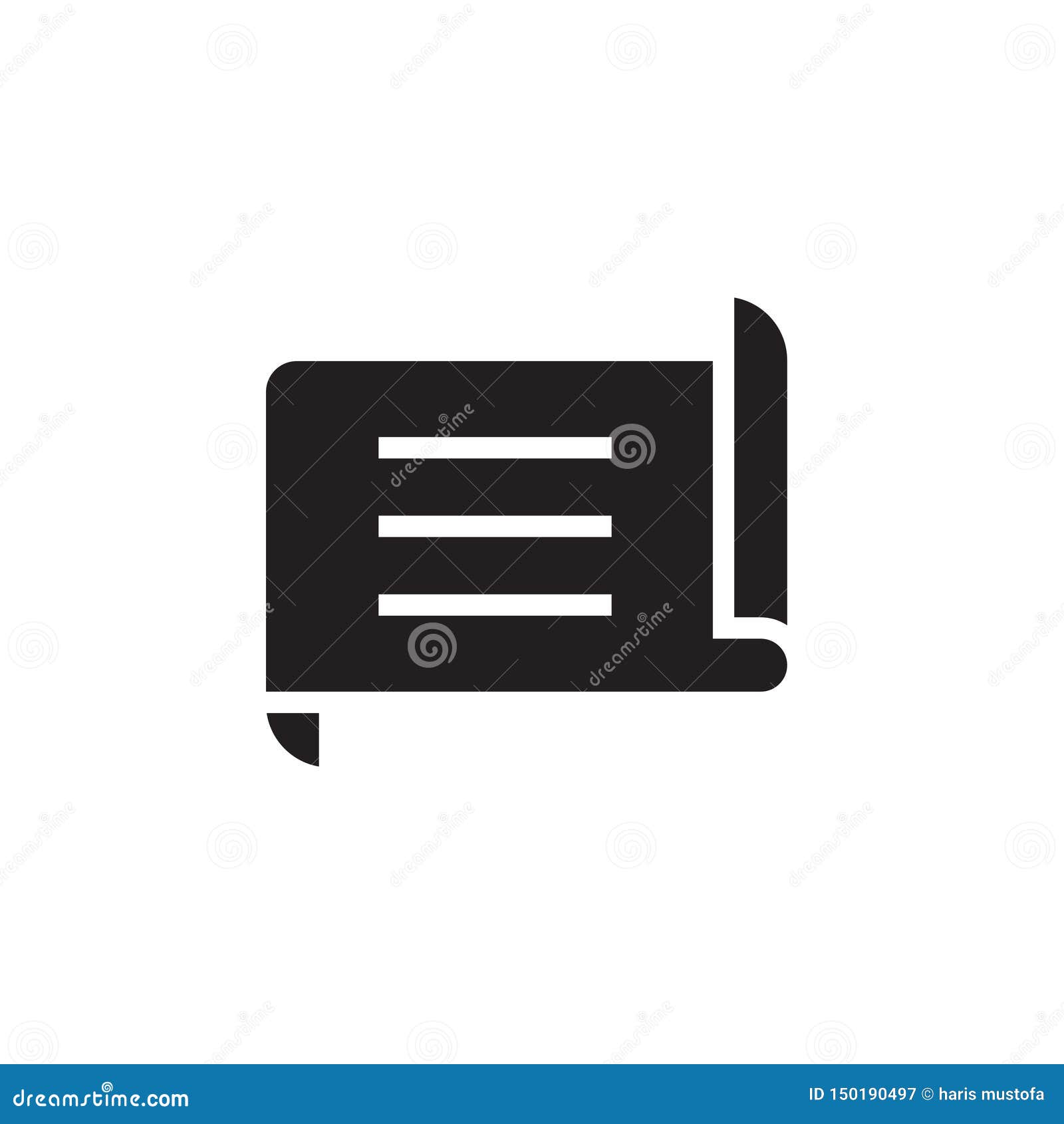 Paper Icon Graphic Design Template Vector Stock Vector - Illustration ...