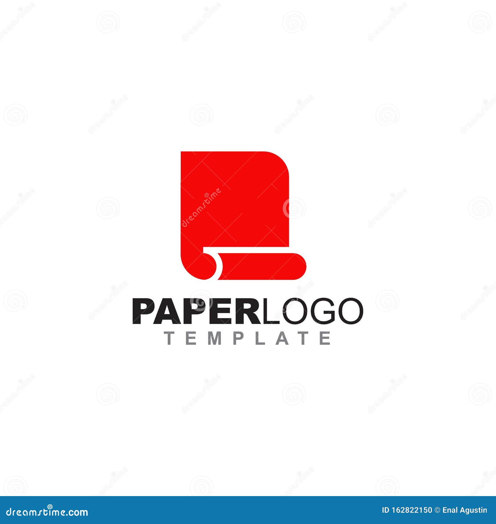 Paper Icon Logo Design Vector Template Stock Vector - Illustration of ...
