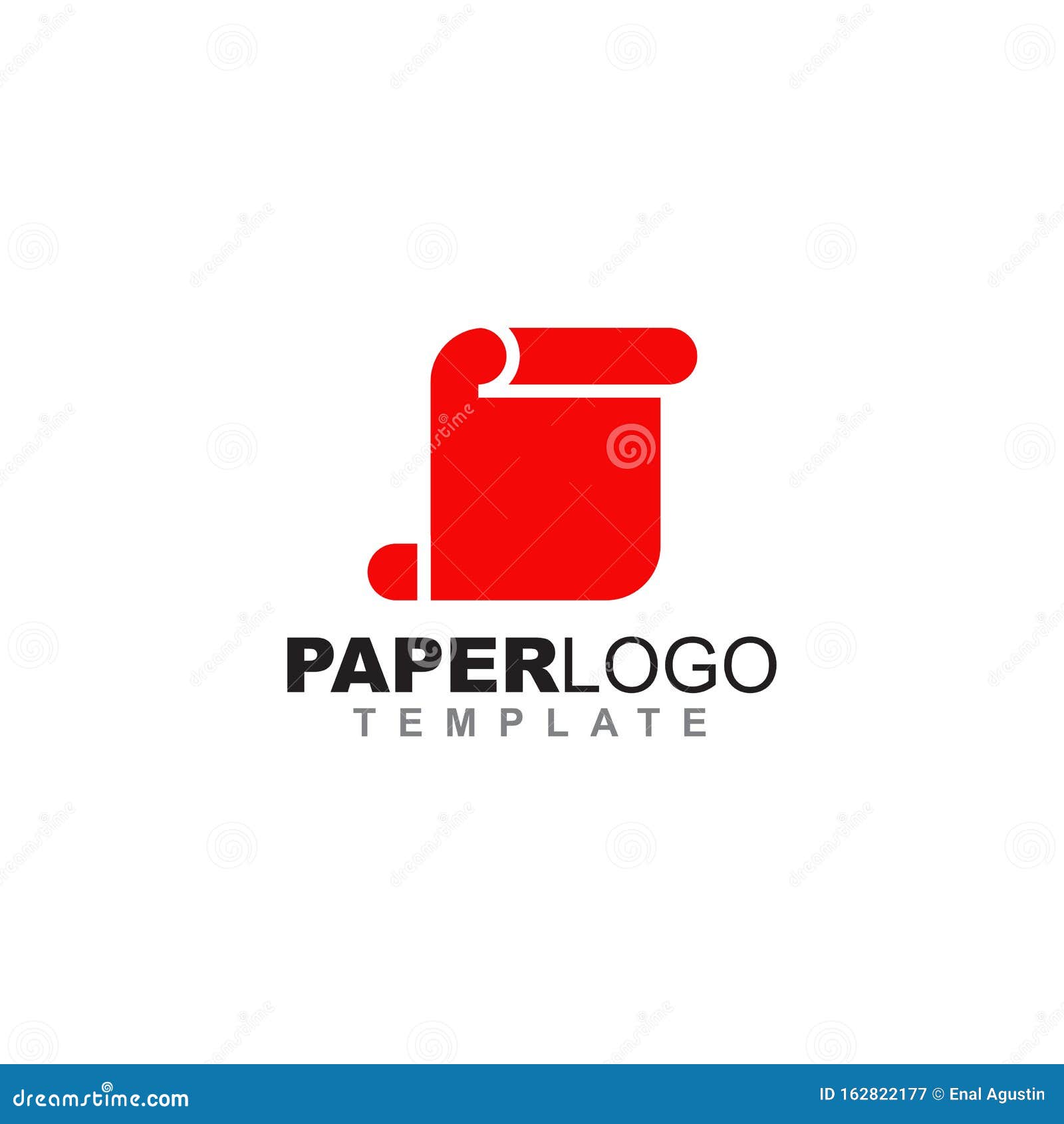 Paper Icon Logo Design Vector Template Stock Vector - Illustration of ...