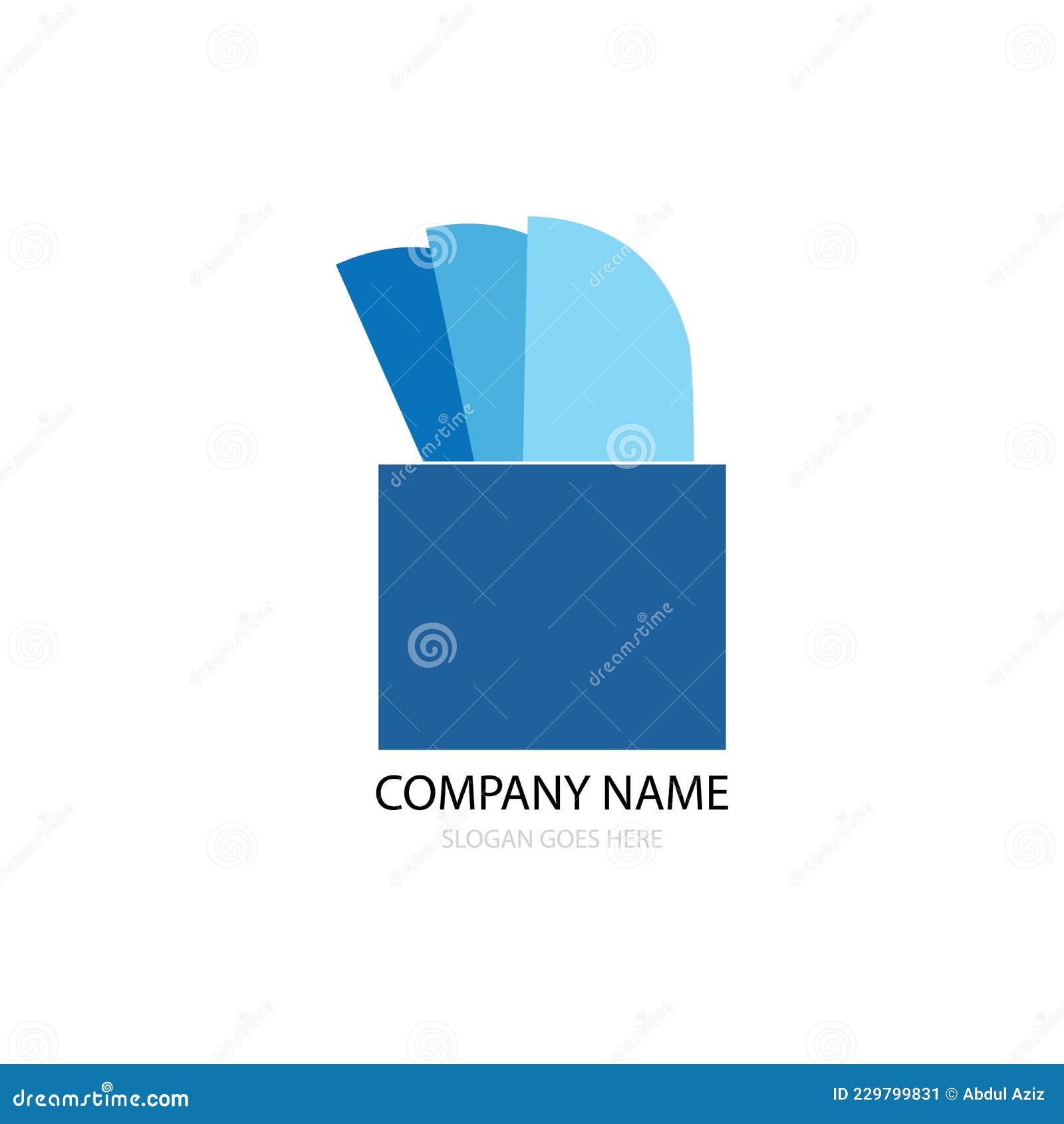 Paper icon logo vector stock vector. Illustration of vector - 229799831