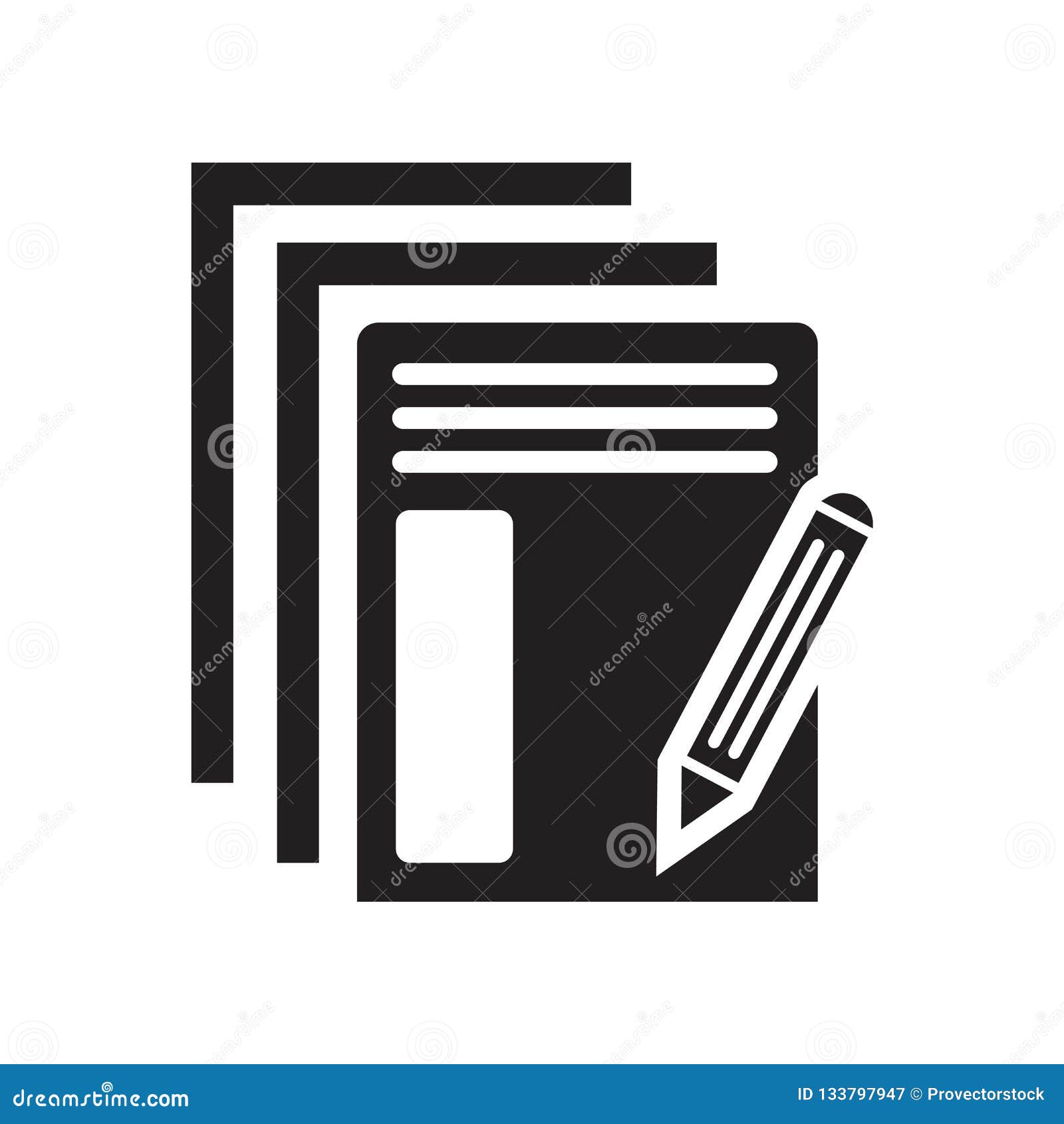 Paper Icon Vector Isolated On White Background, Paper Sign , Sign And ...