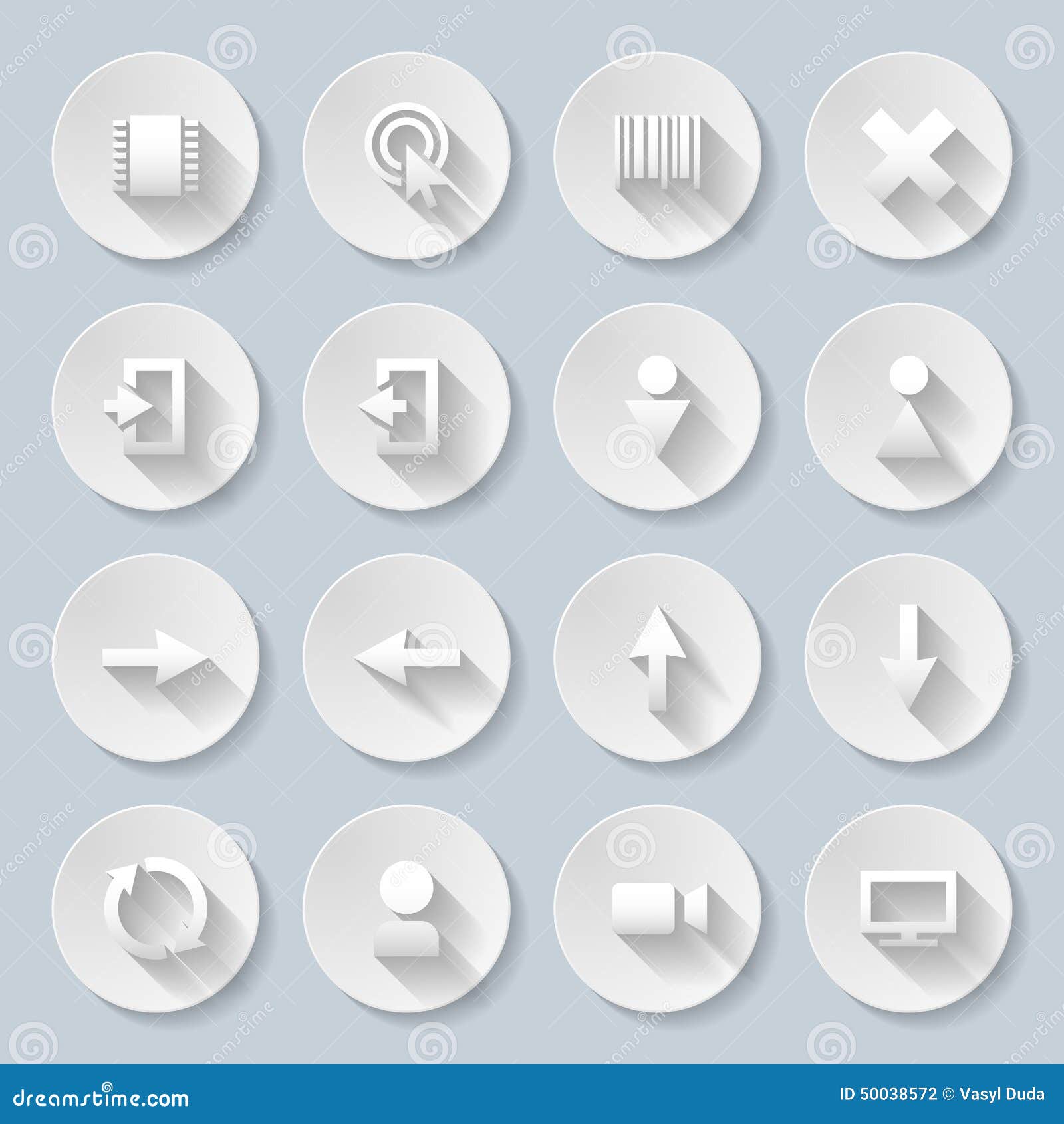 Paper icons stock illustration. Illustration of computor - 50038572