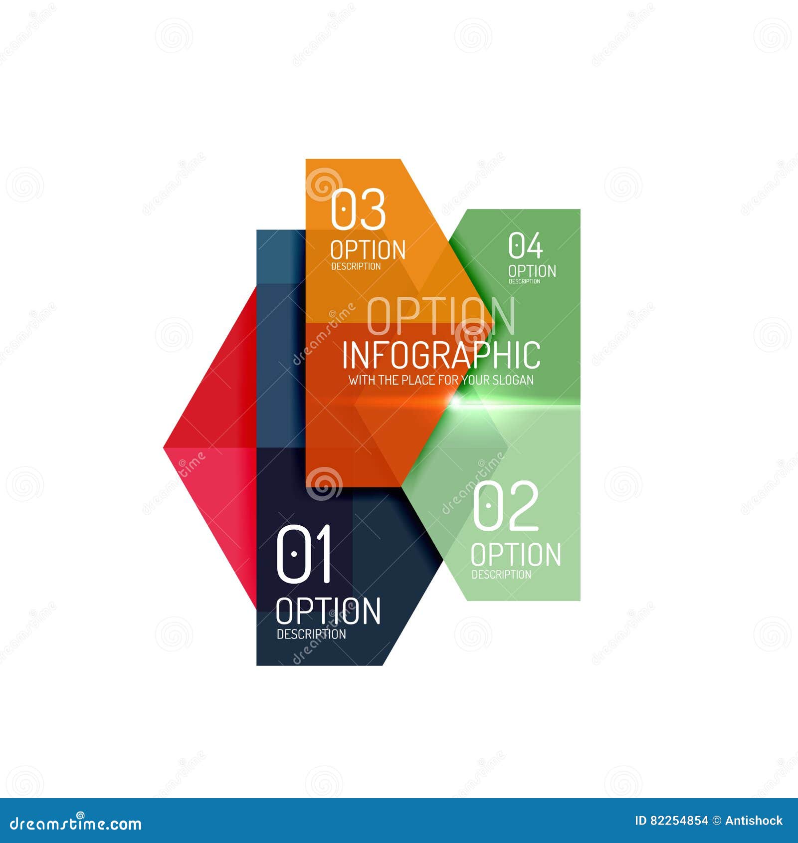 Paper Infographic Layout Design Templates Stock Illustration ...