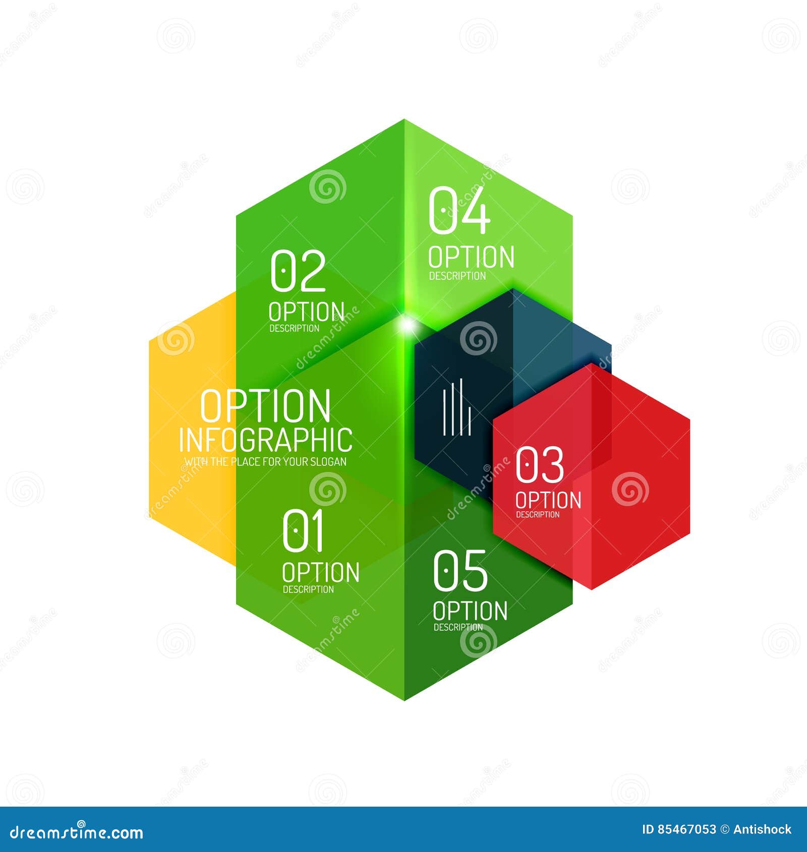 Paper Infographic Layout Design Templates Stock Vector - Illustration ...