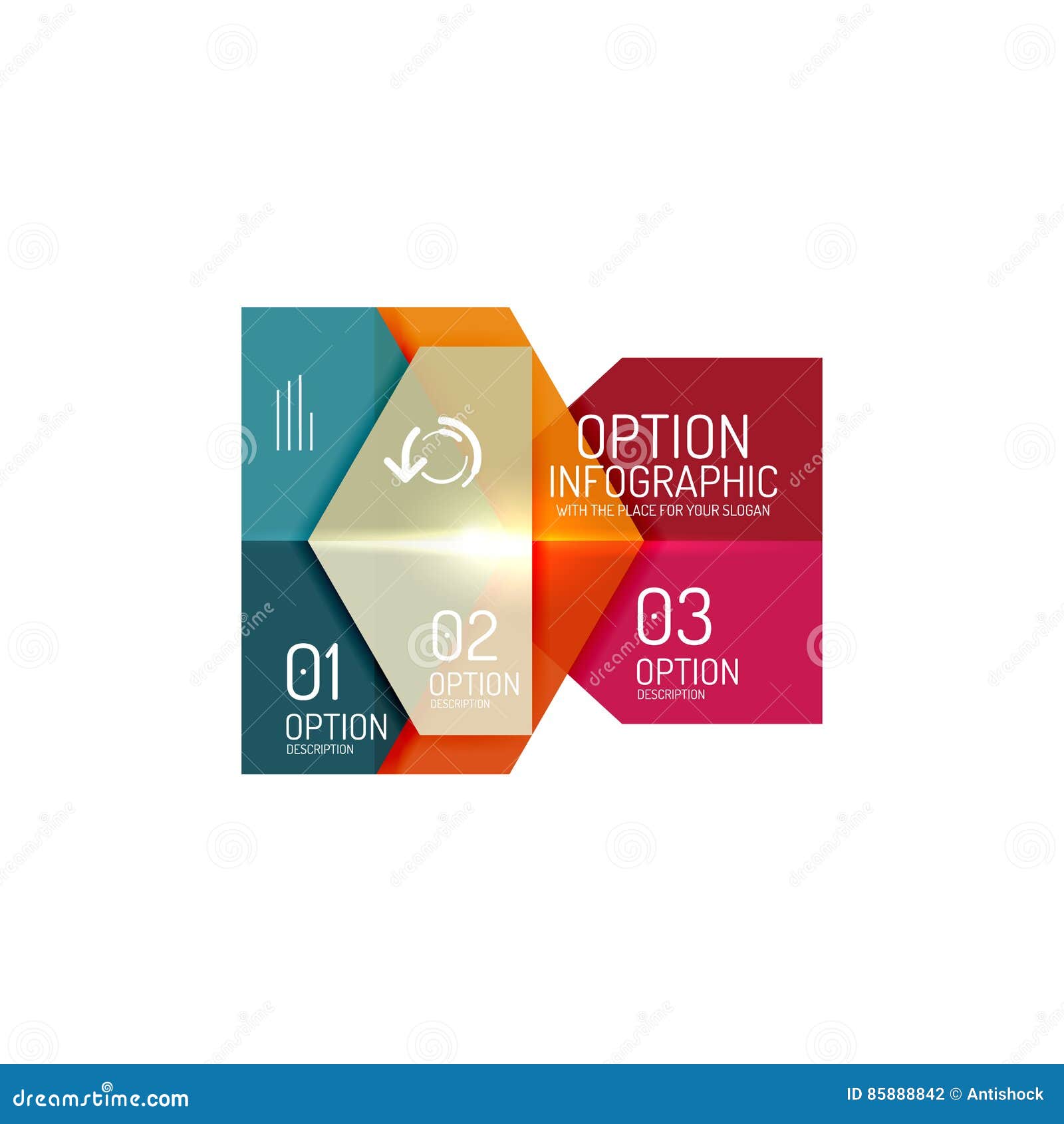 Paper Infographic Layout Design Templates Stock Vector - Illustration ...