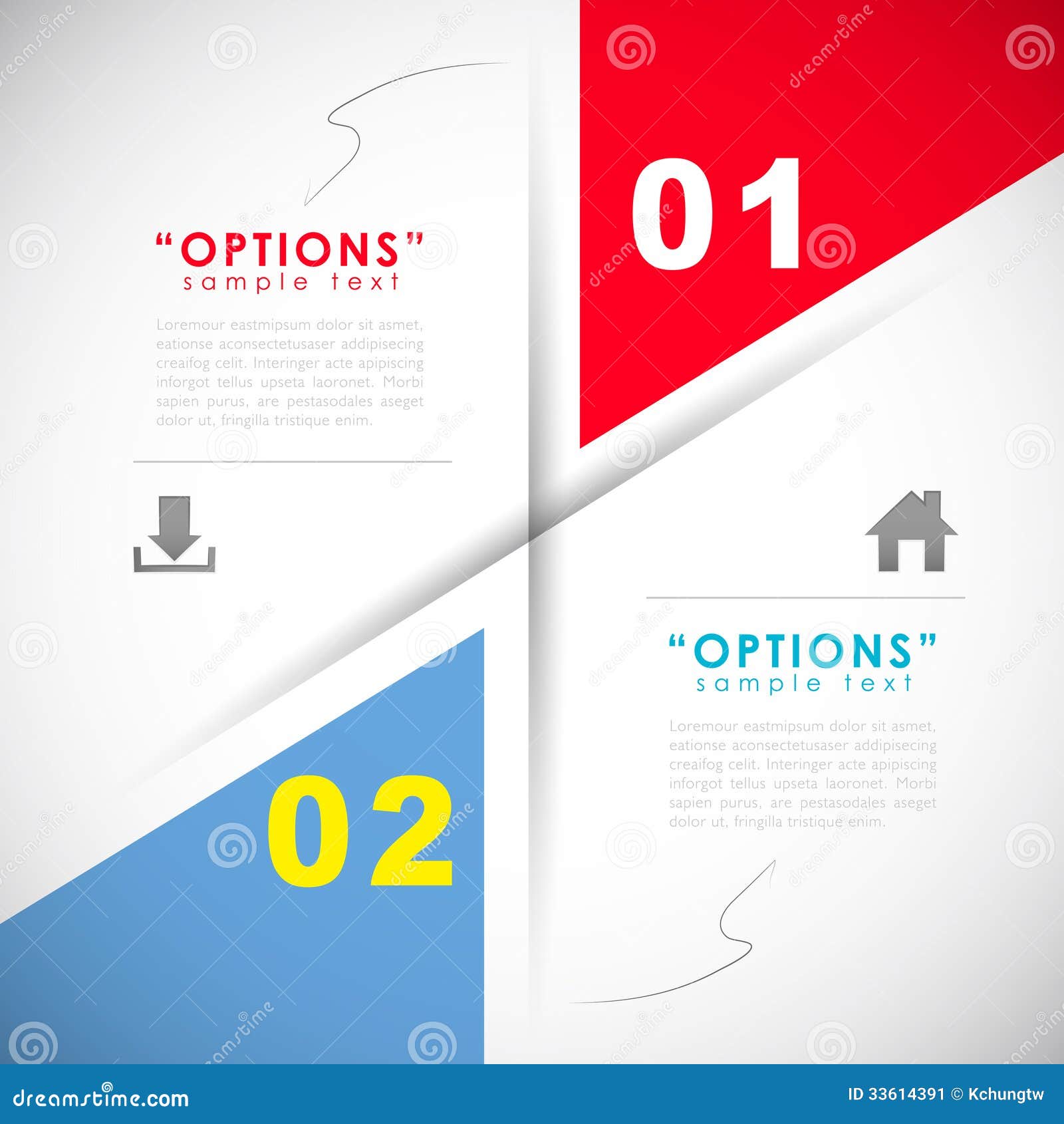 Paper infographics stock vector. Illustration of colorful - 33614391