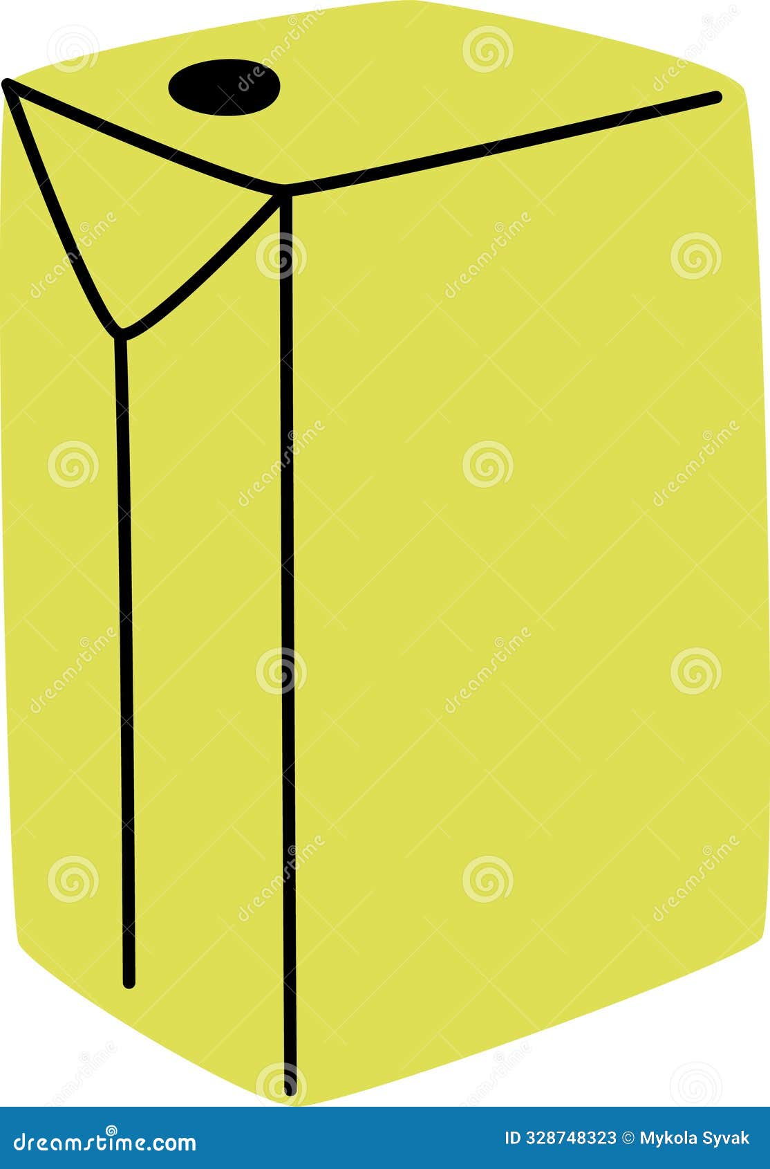 Paper Juice Box stock illustration. Illustration of product - 328748323