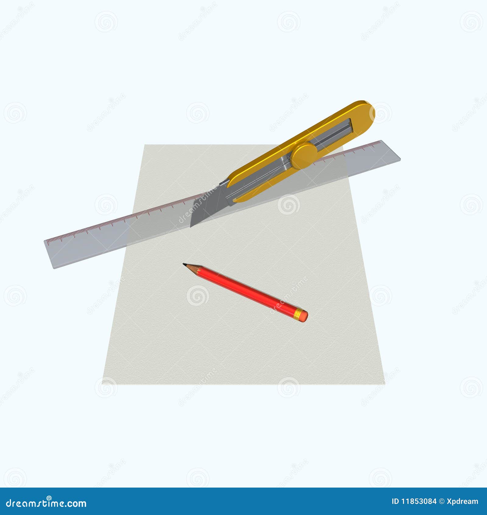 Paper knife stock illustration. Illustration of knife - 11853084