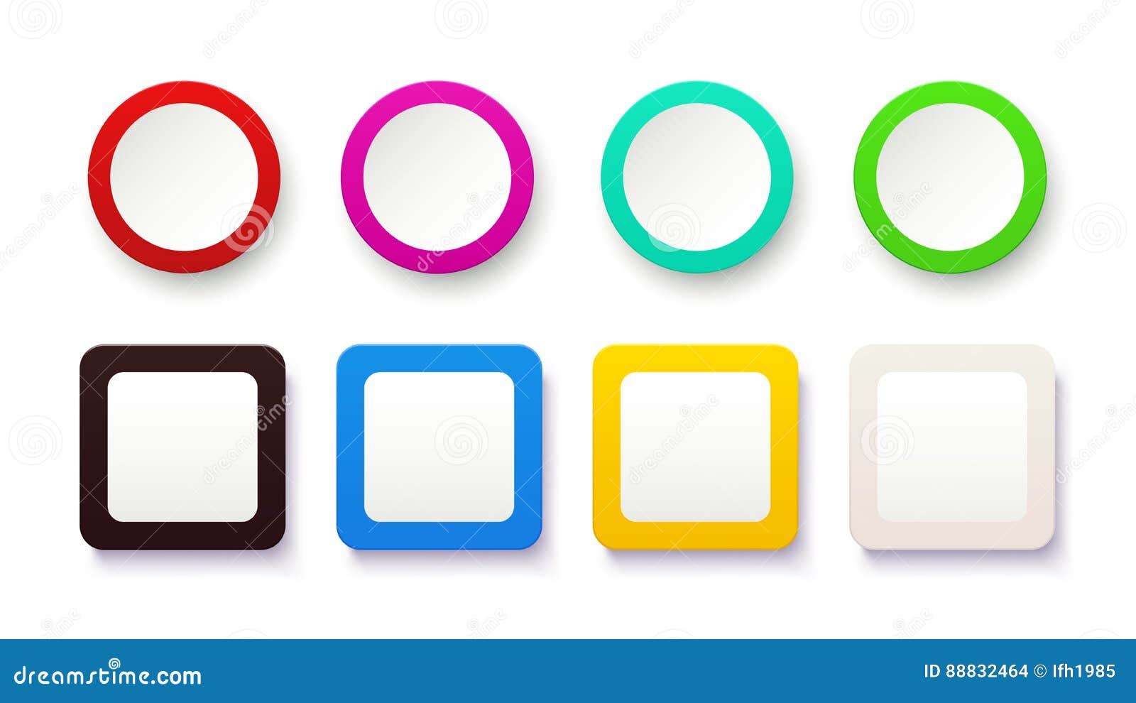 Paper labels 04 stock vector. Illustration of sale, circle - 88832464