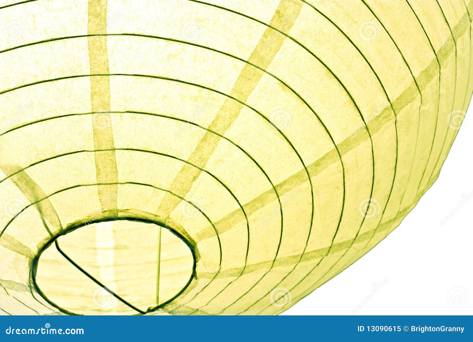 Large White Paper Lampshade. Stock Image - Image of lighting ...