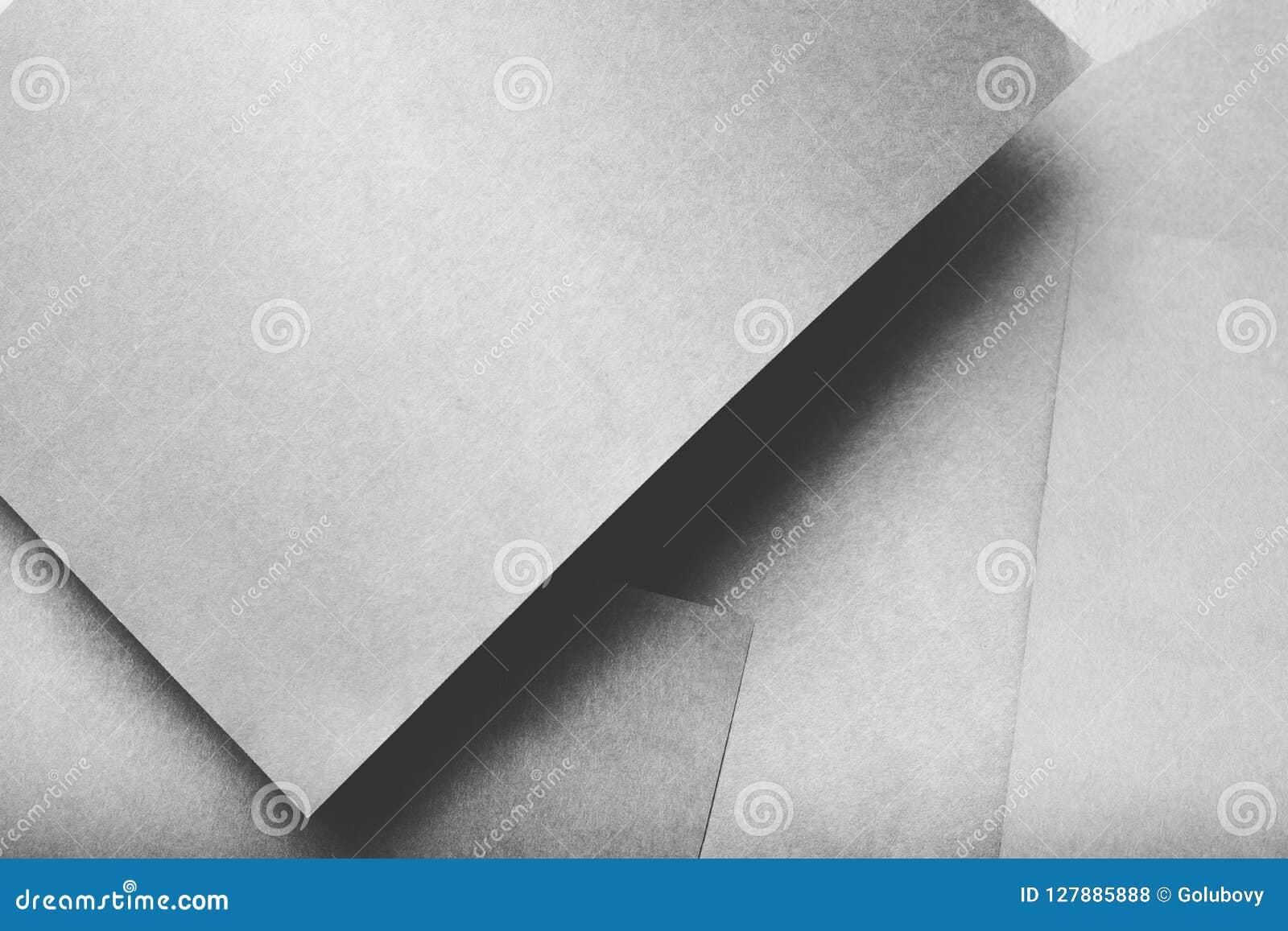 Paper Layer Abstract Monochrome Grey Sheets Layout Stock Photo - Image ...