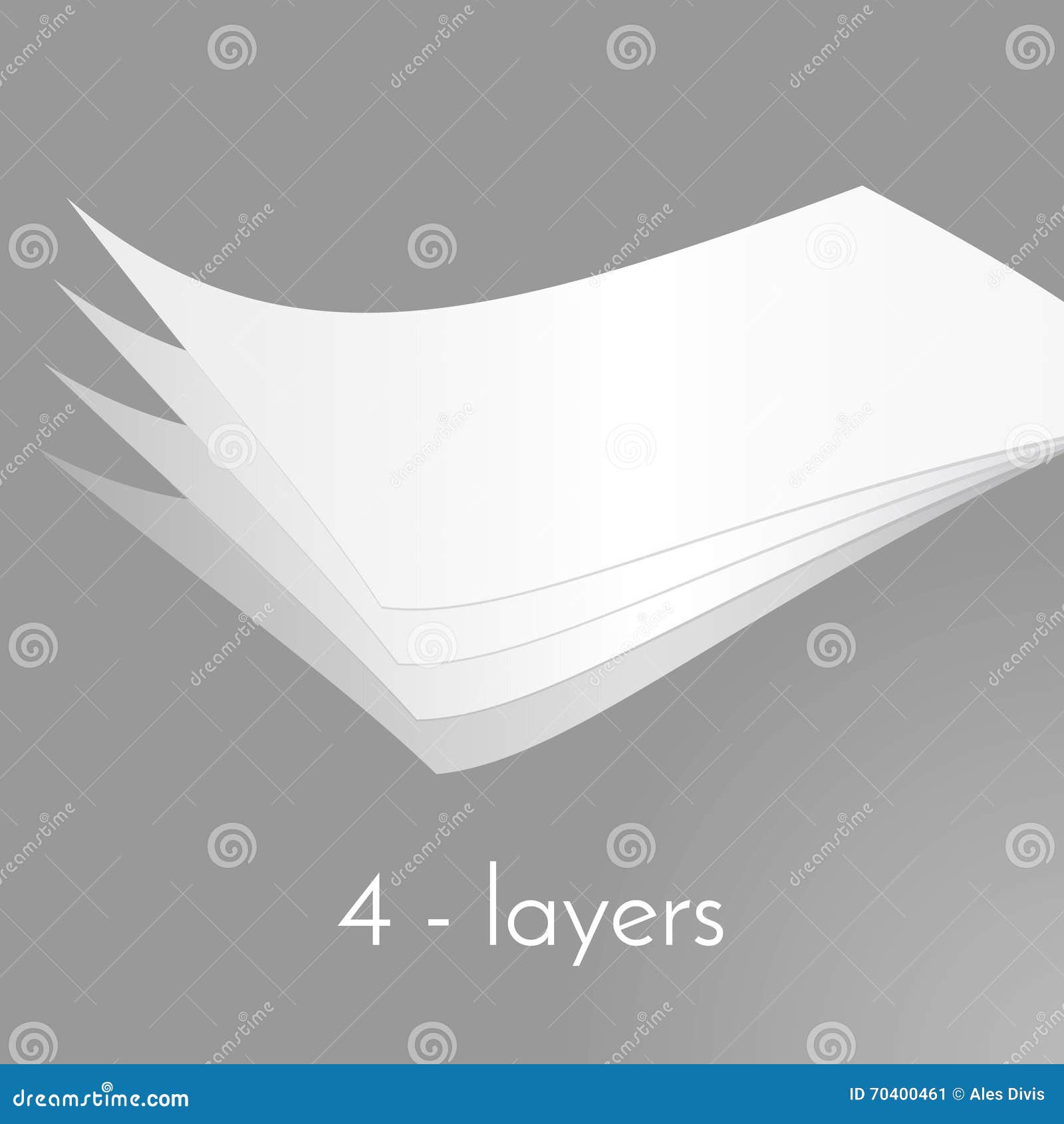 Paper layers stock vector. Illustration of creative, lines - 70400461