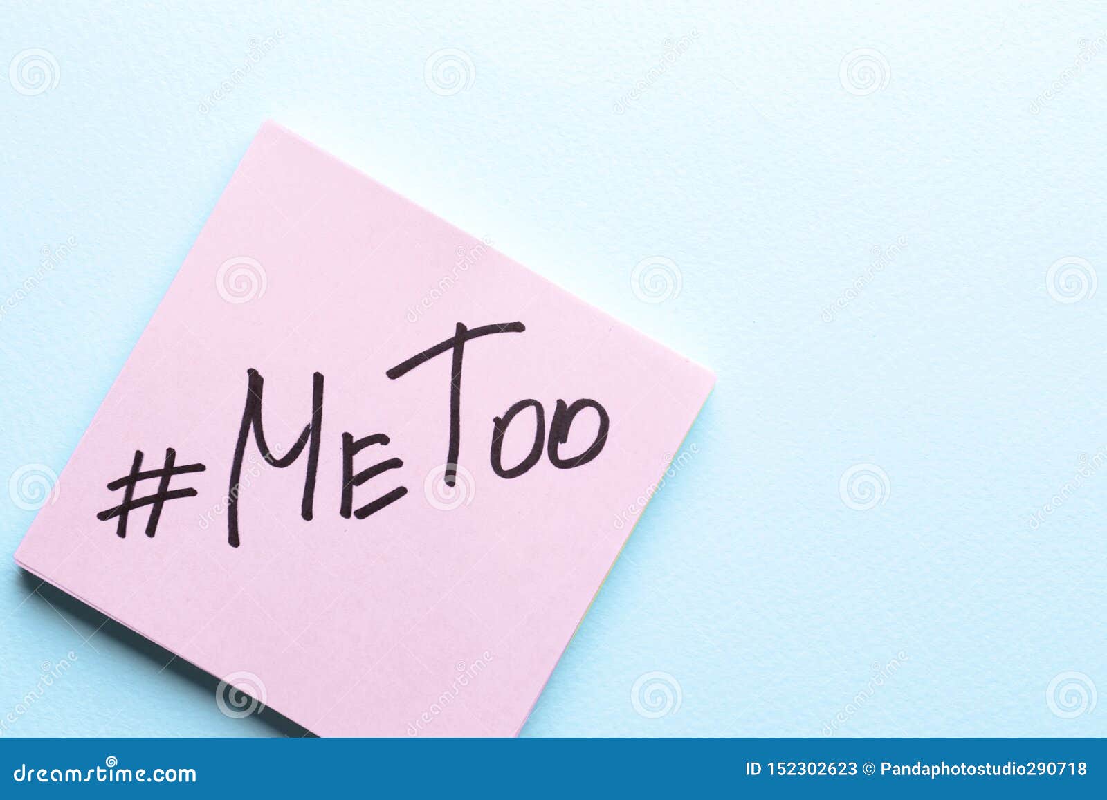 Paper Leaf with Text Me Too on Paper Background Stock Image - Image of ...