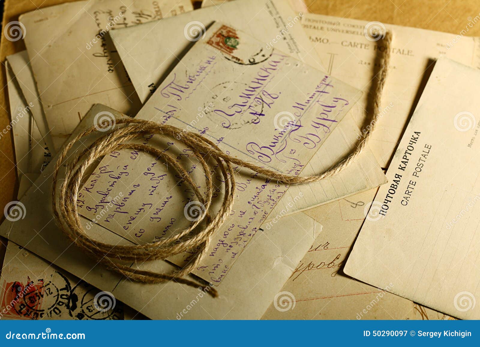 Paper Letter Old Postal Stationery Editorial Photography - Image of ...