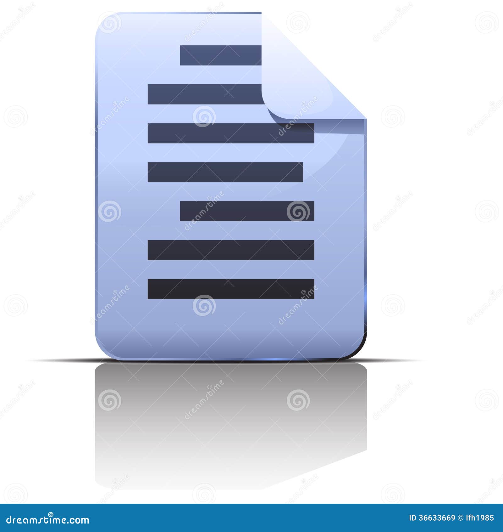 Paper list stock vector. Illustration of publication - 36633669