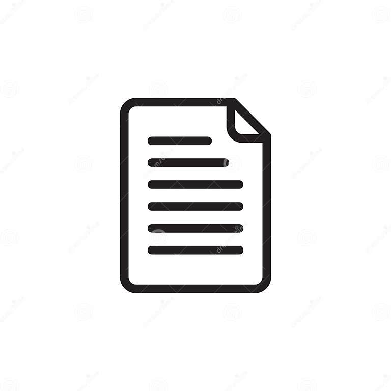 Paper Logo , Document Logo Vector Stock Vector - Illustration of open ...