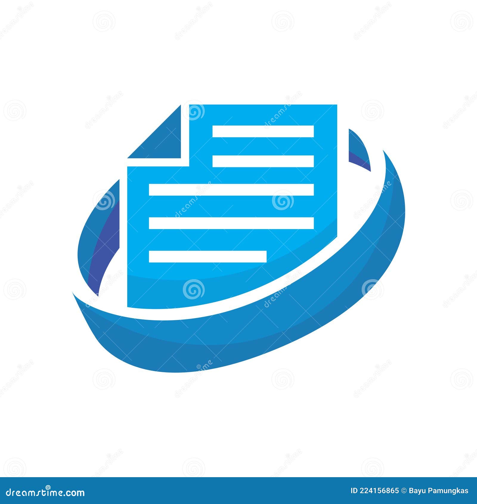 Paper Logo Vector Element. Paper Logo Template Stock Vector ...