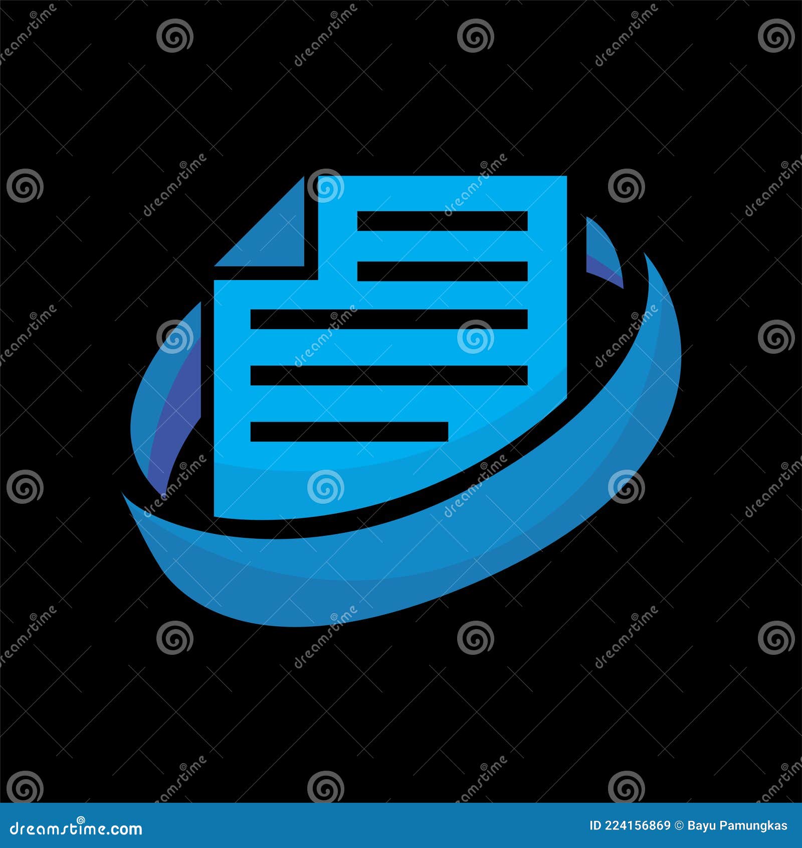 Paper Logo Vector Element. Paper Logo Template Stock Vector ...