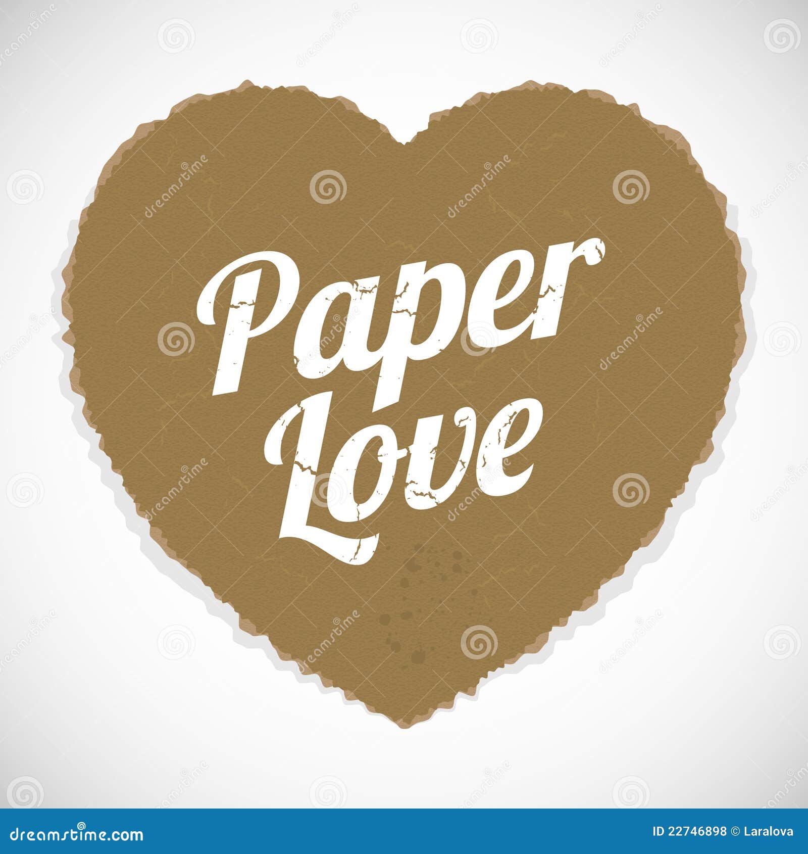 Paper love stock vector. Illustration of february, sheet - 22746898