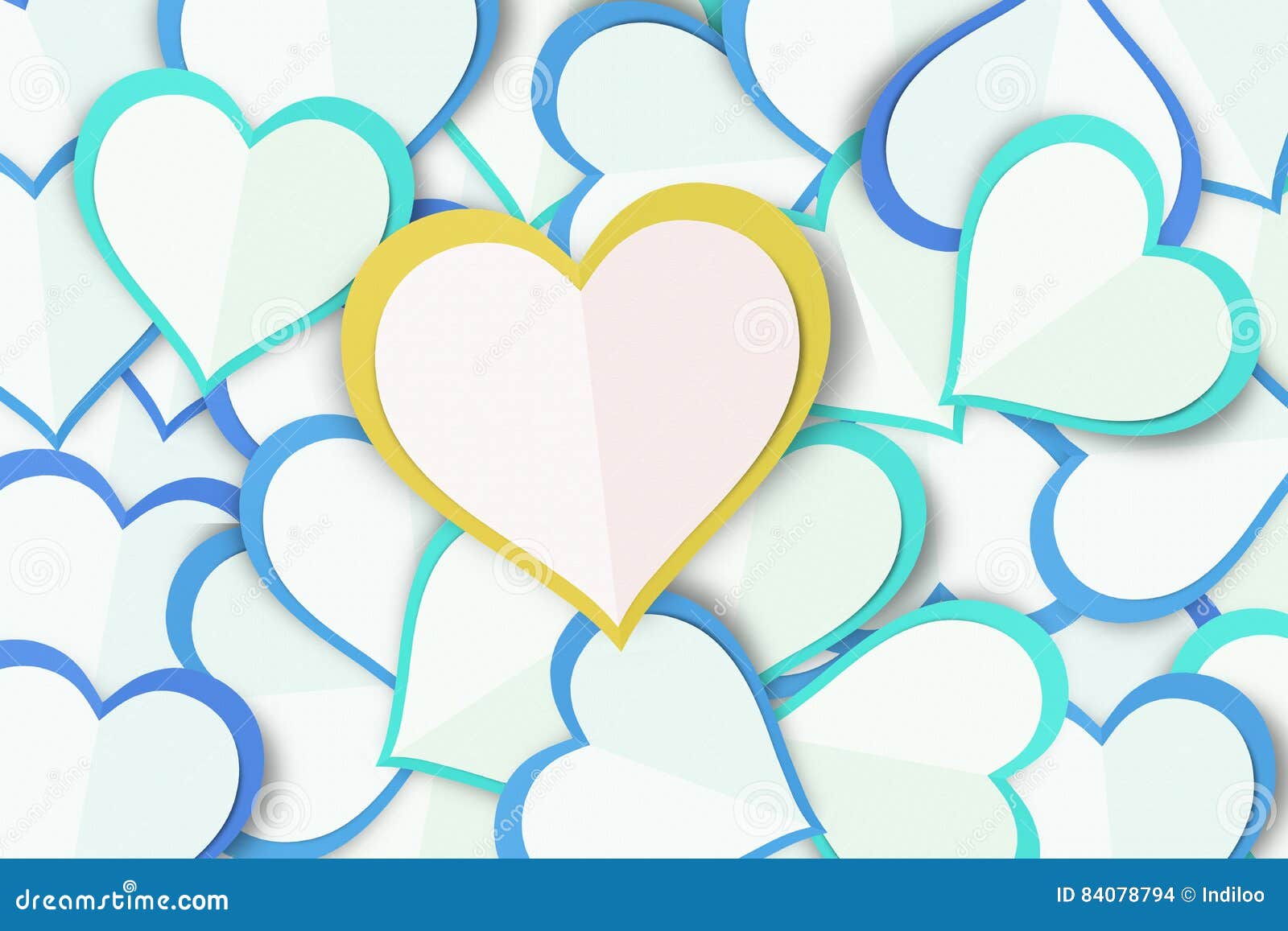 Paper Love Heart Background Stock Photo - Image of gift, lovers: 84078794