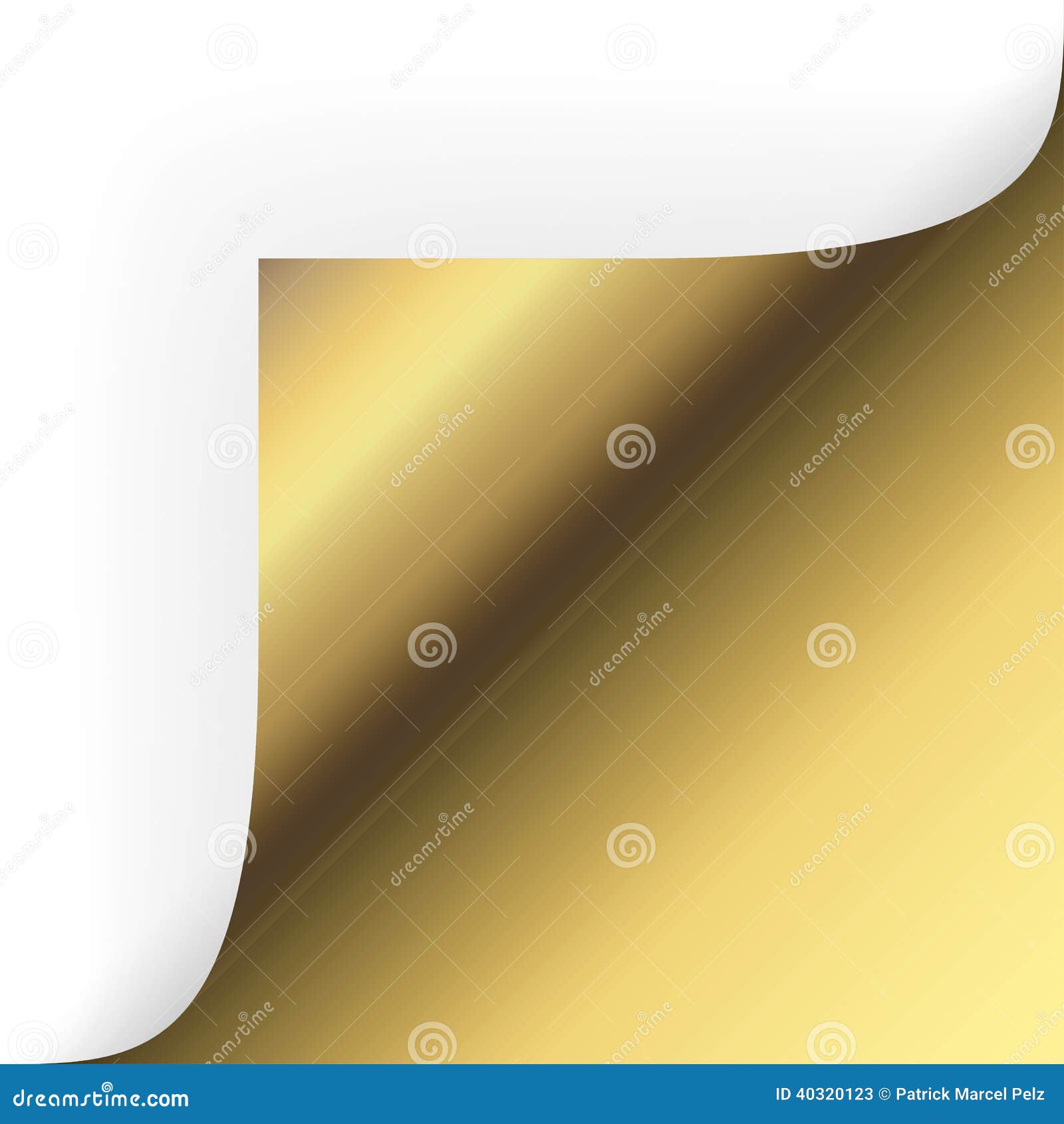 Paper lower right corner stock vector. Illustration of lower - 40320123