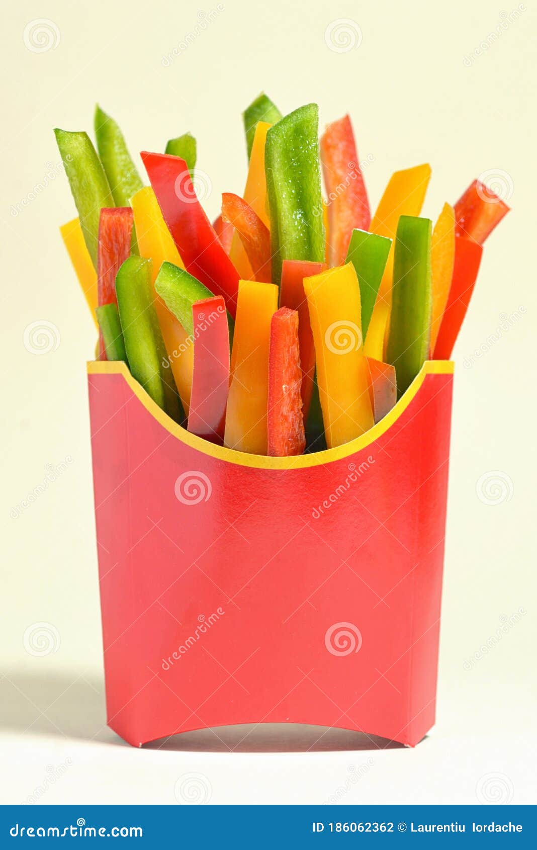 Paper Lunch Boxes with Raw Bell Peppers Stock Photo - Image of lunch ...