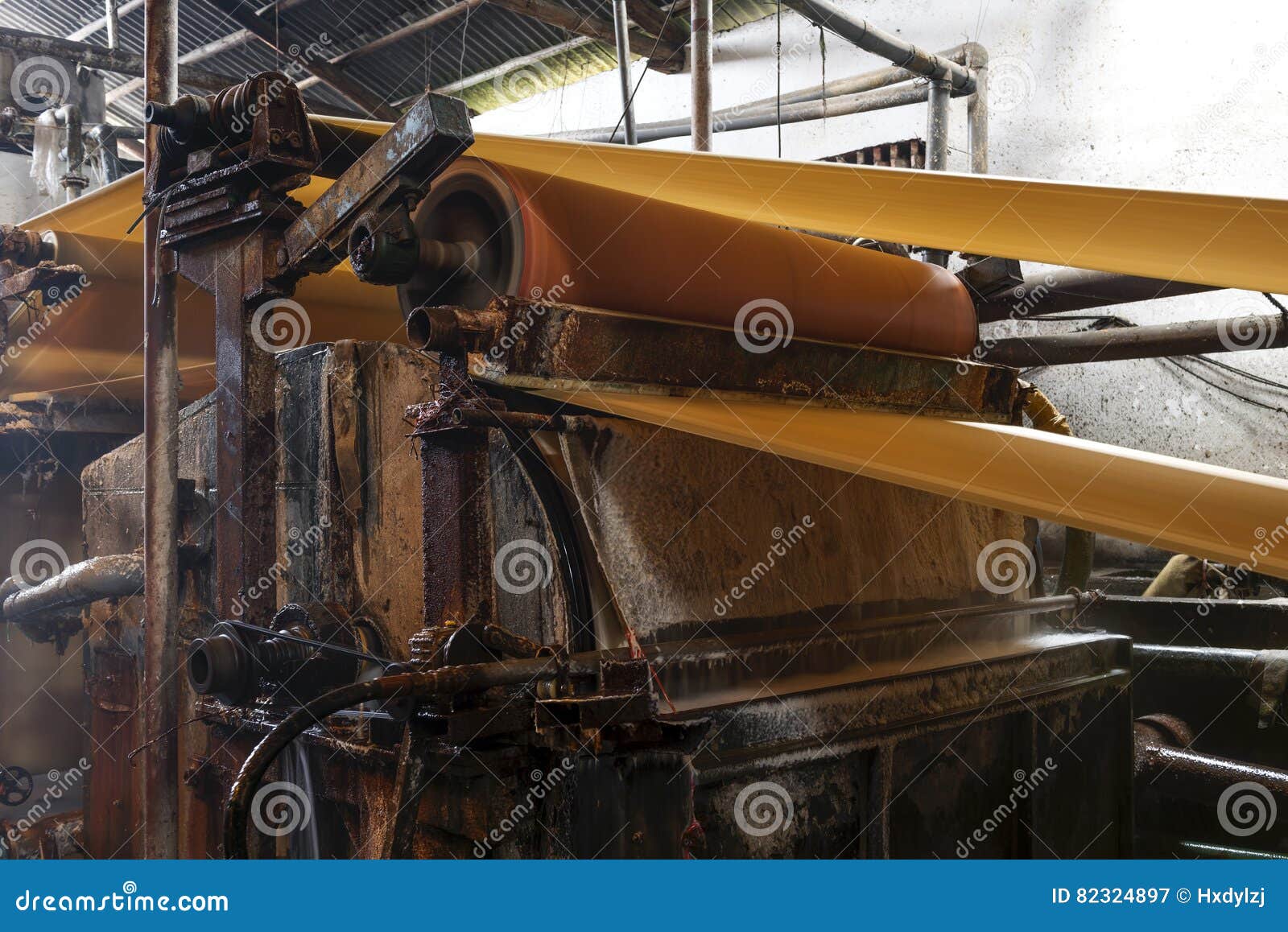 The Paper Machine in the Factory Stock Image - Image of paper, plant ...