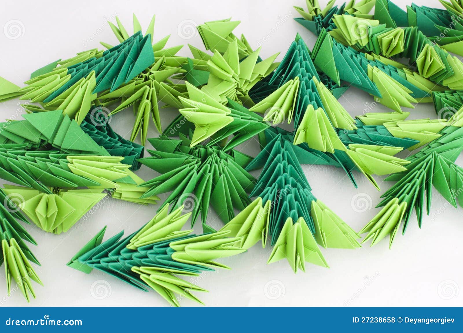 Paper made pine needles stock photo. Image of isolated - 27238658