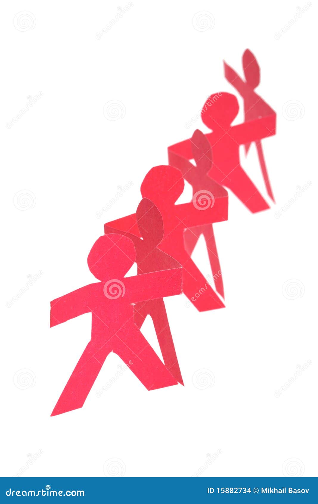 Paper man stock photo. Image of people, color, group - 15882734