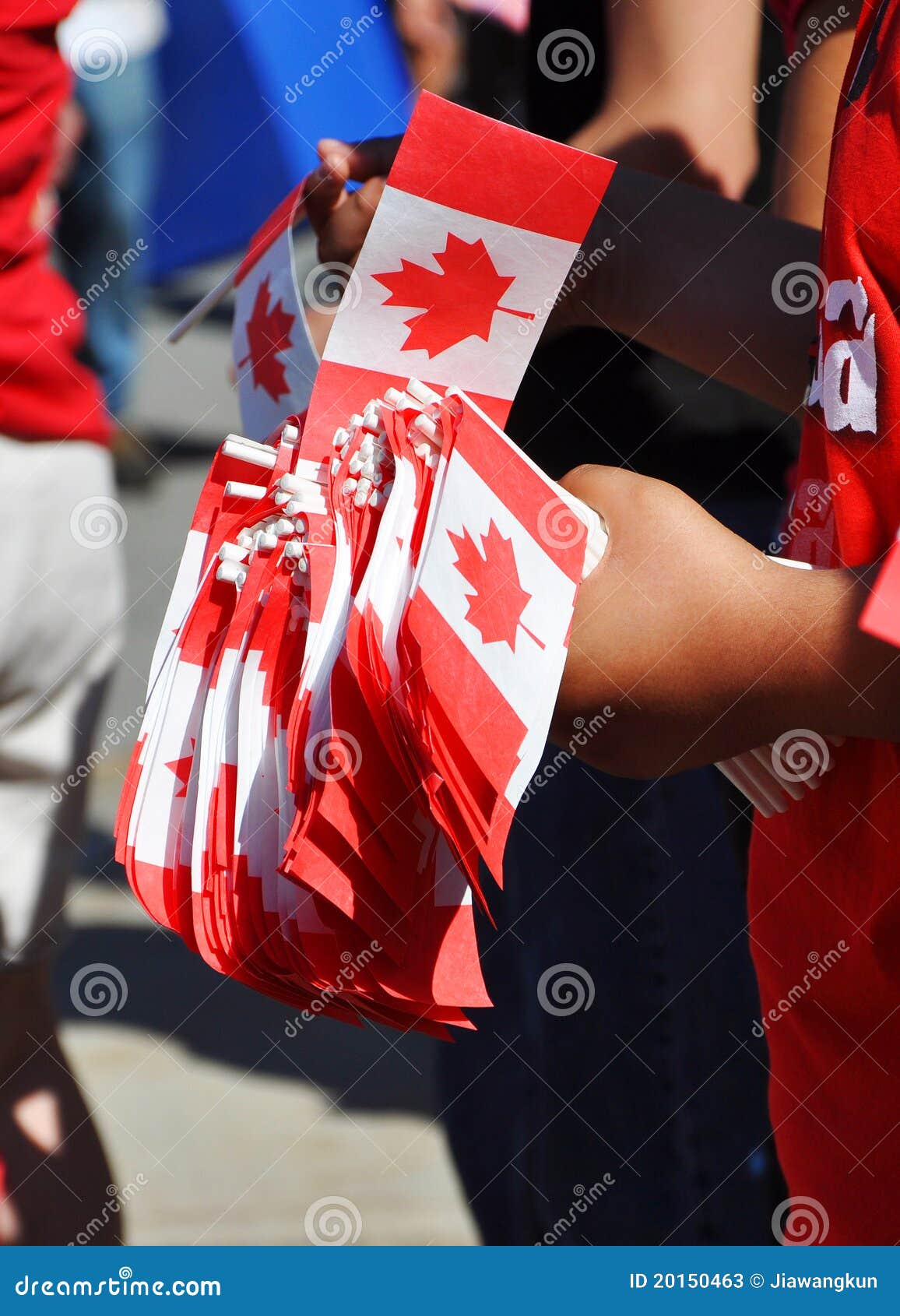 Paper Maple Flags in Canada Day, Ottawa, Canada Editorial Stock Photo ...