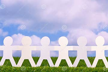 Paper men stock photo. Image of concept, paper, outdoors - 17427232