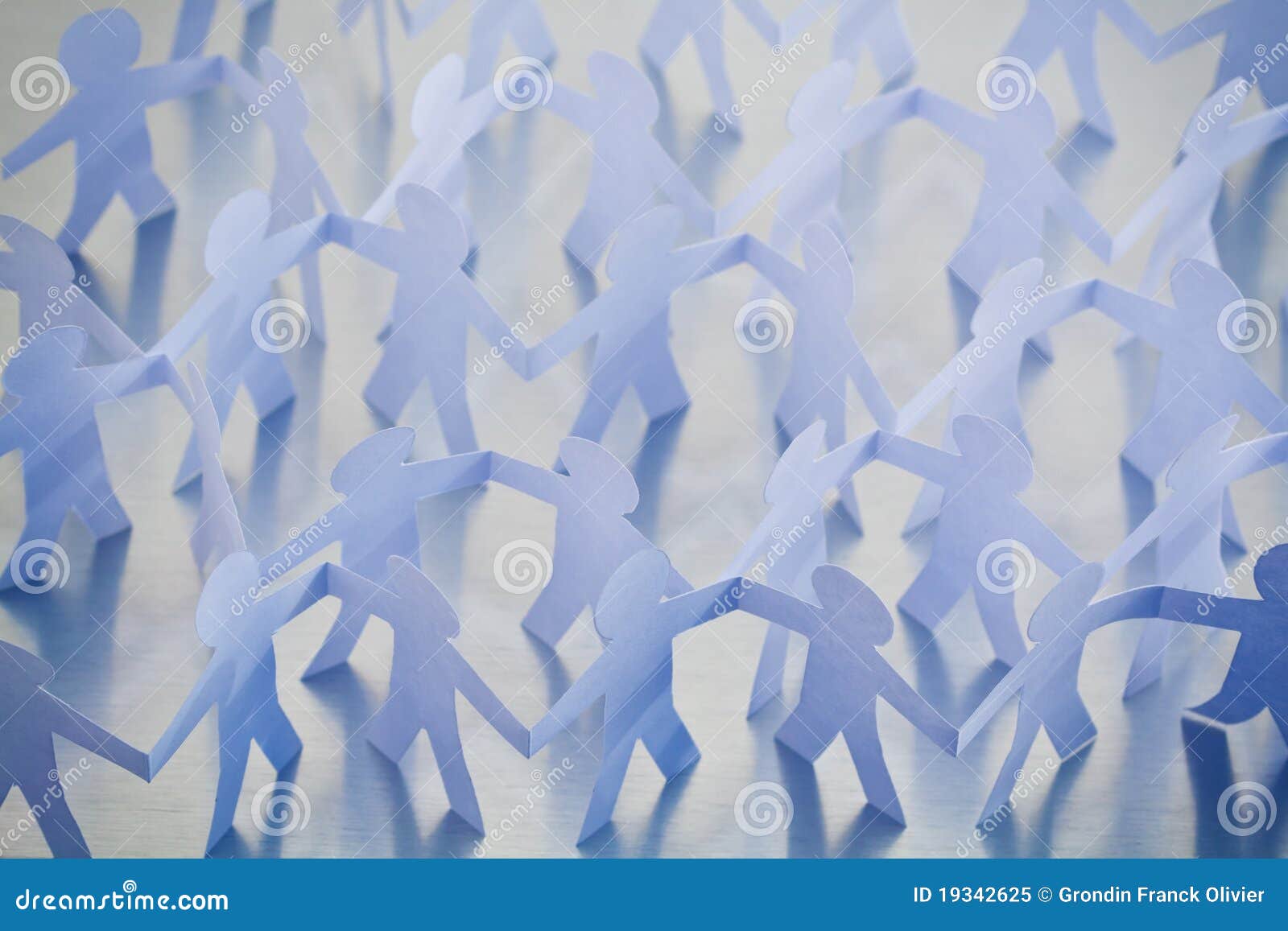 Paper Men stock image. Image of network, craft, isolated - 19342625