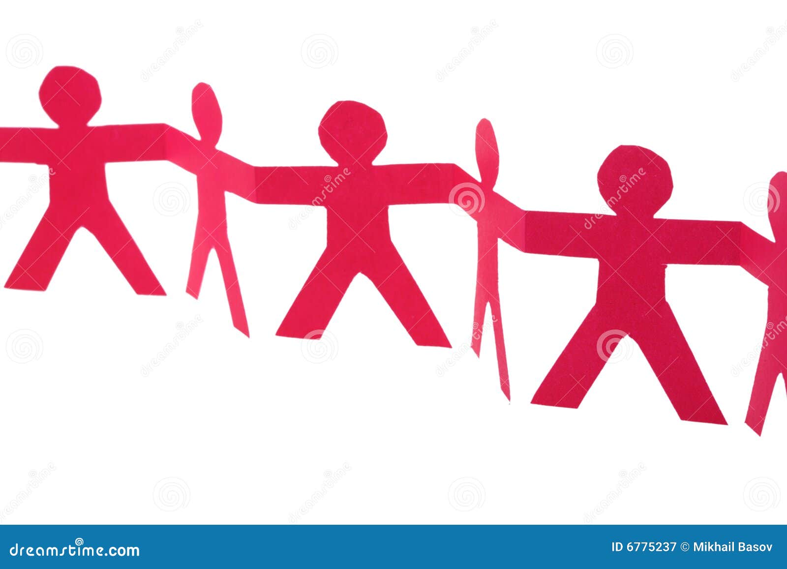 Paper Men stock image. Image of concepts, standing, friendship - 6775237