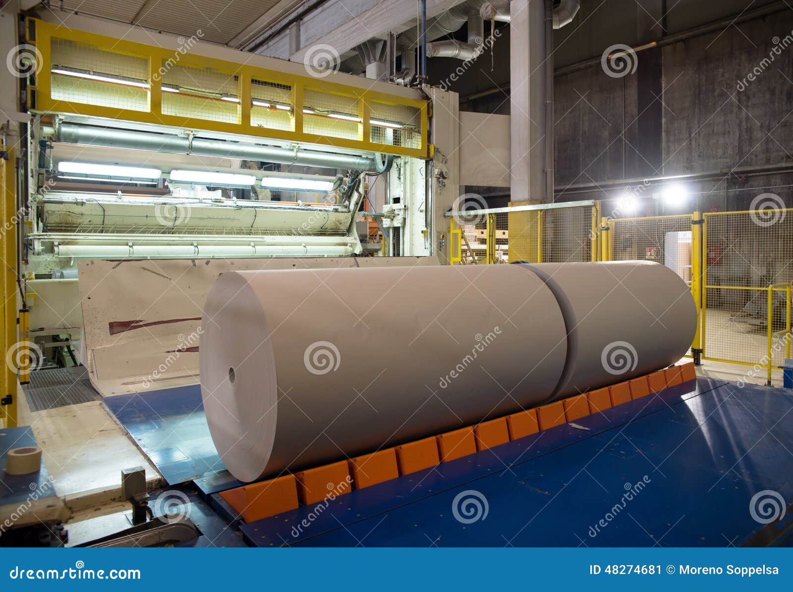 Paper Mill stock image. Image of papermill, dryer, factory - 48274681