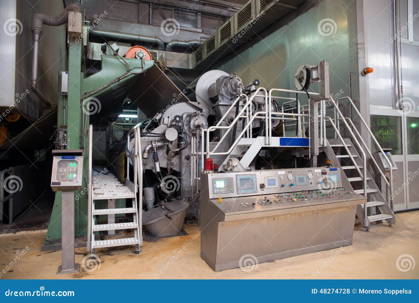 Paper Mill stock photo. Image of dryer, industry, dried - 48274728