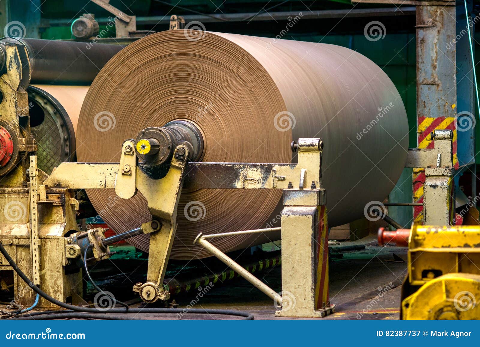 Paper mill factory stock image. Image of press, final - 82387737