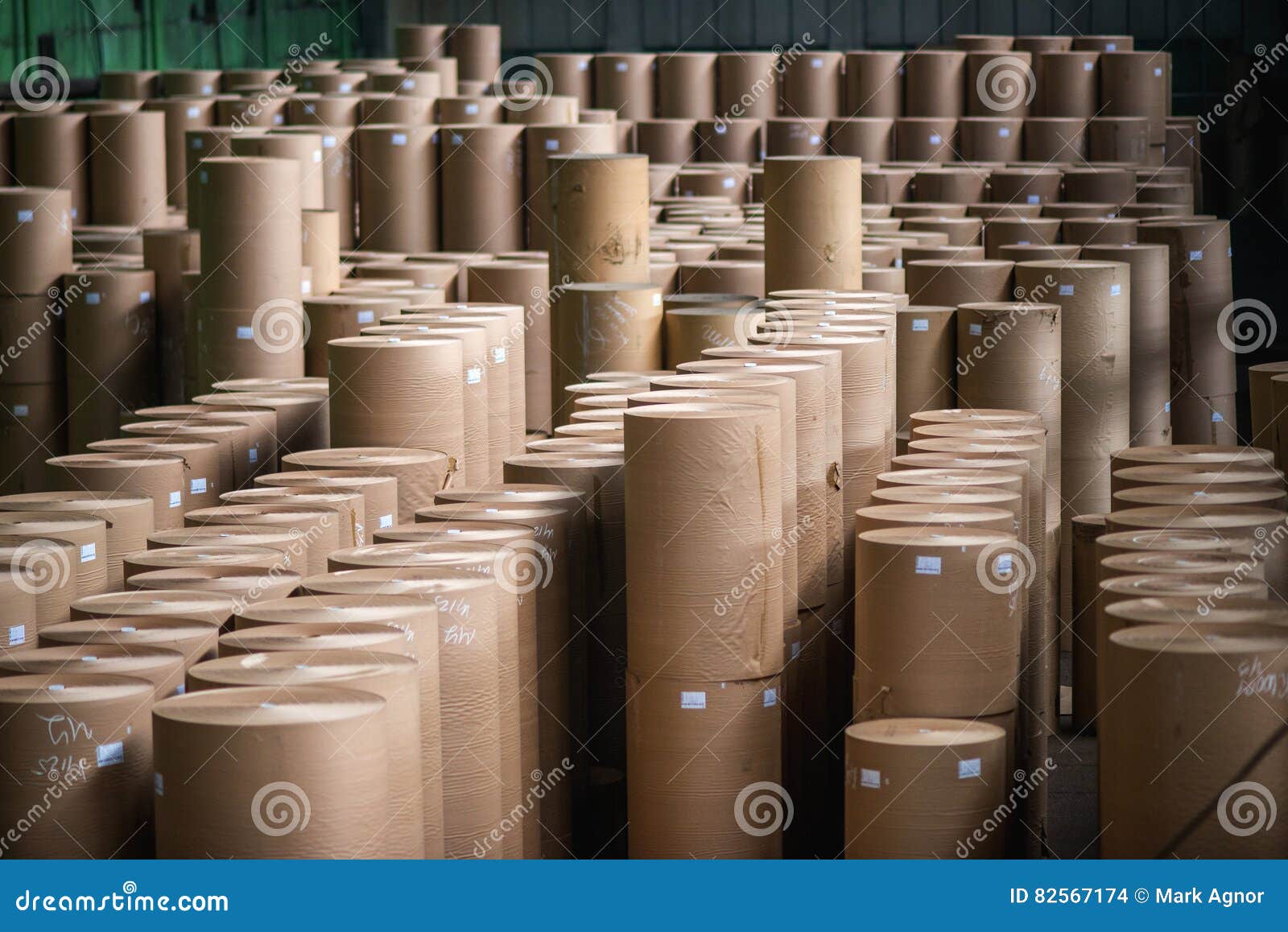 Paper mill factory stock photo. Image of massive, mill - 82567174