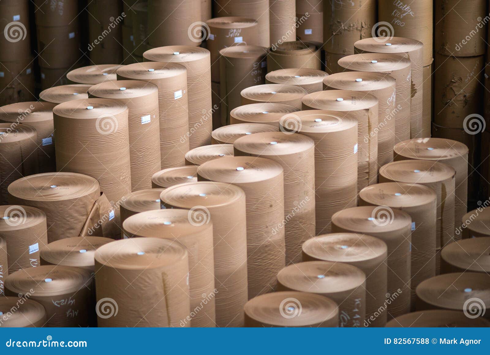 Paper mill factory stock photo. Image of machine, print - 82567588