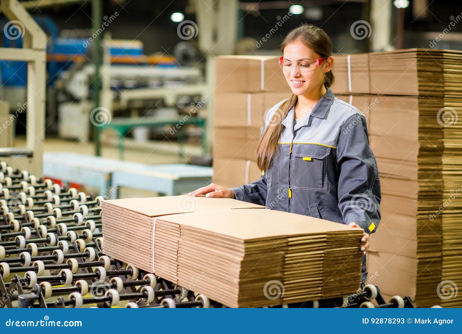 Paper mill factory worker stock image. Image of beautiful - 92878293