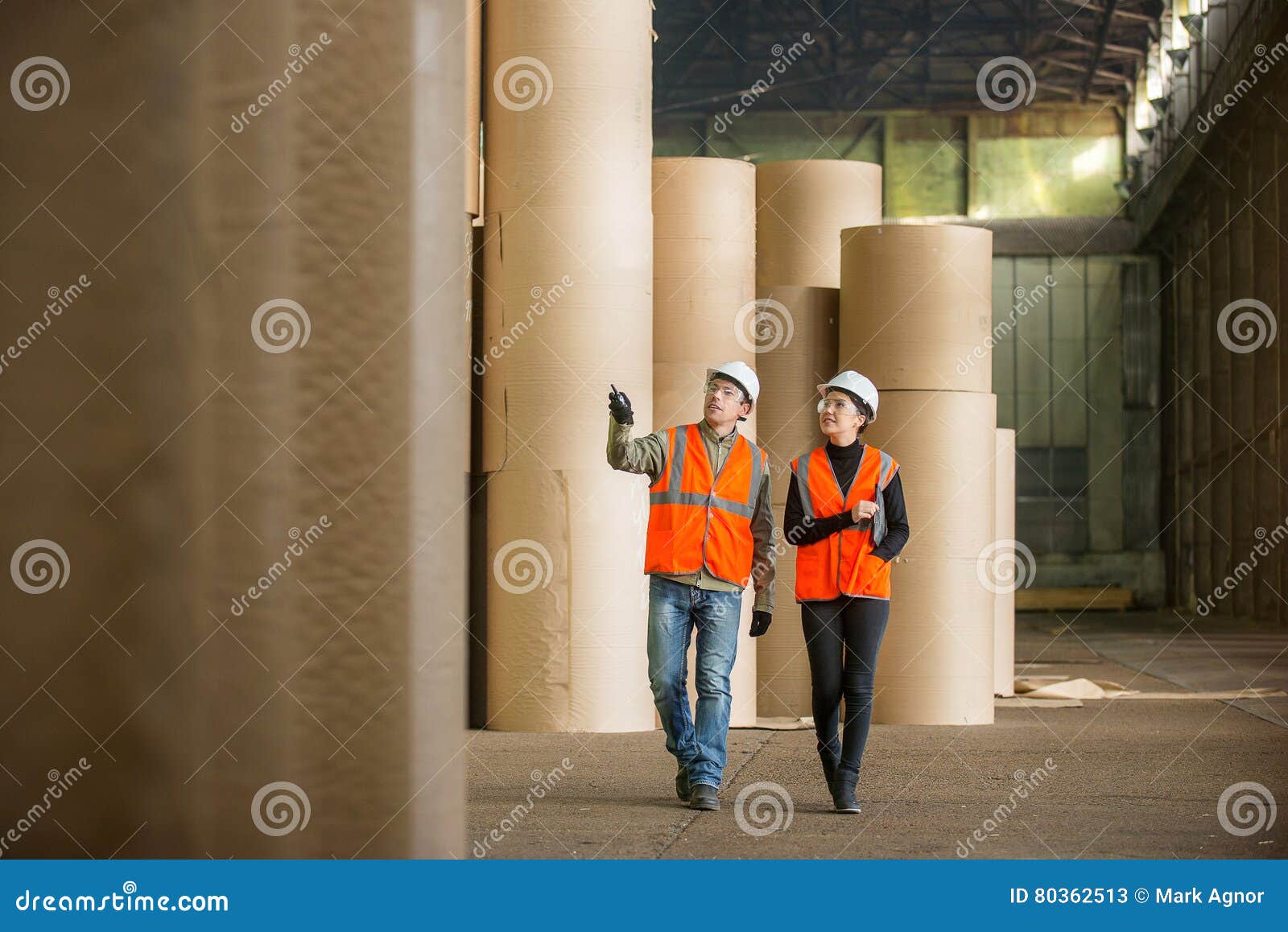 Paper mill factory workers stock image. Image of background - 80362513