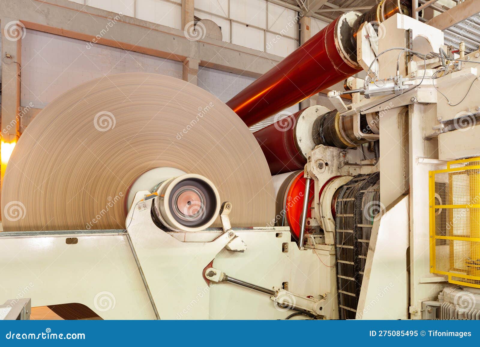 Paper mill stock image. Image of gear, paper, cardboard - 275085495