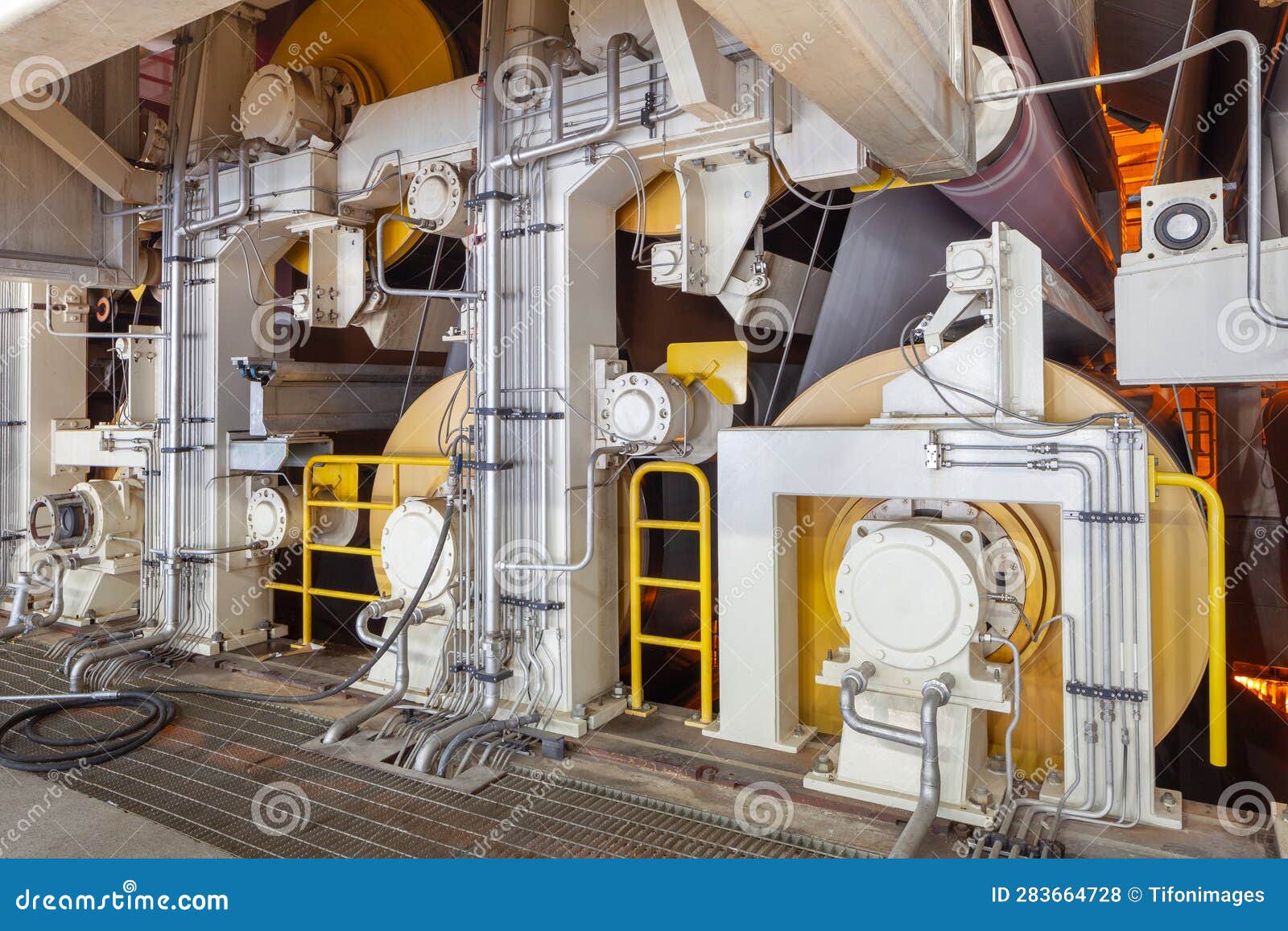 Paper mill plant stock photo. Image of industry, manufacture - 283664728