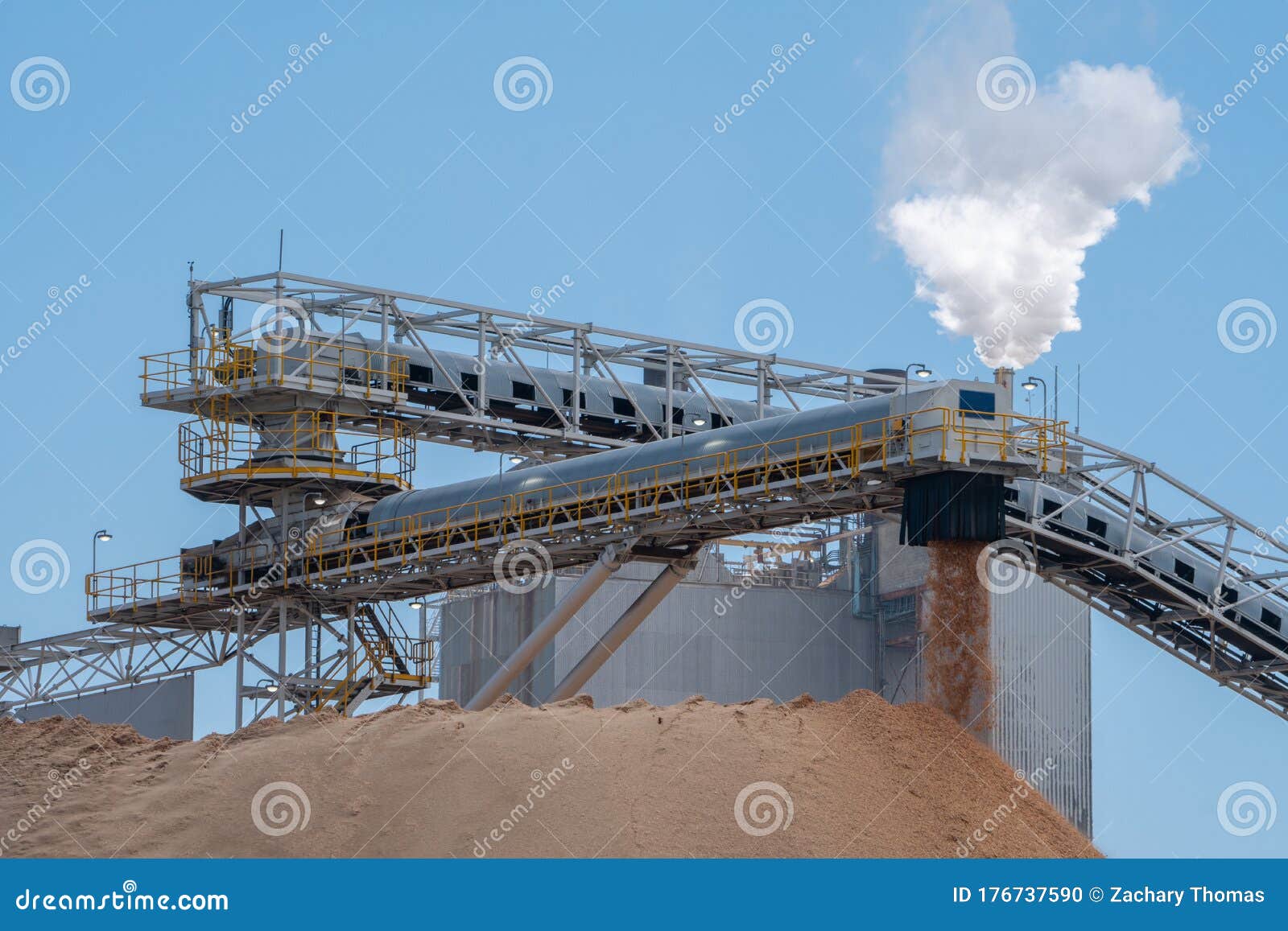 Paper Mill in Production Making Paper, Stock Photo - Image of florida ...