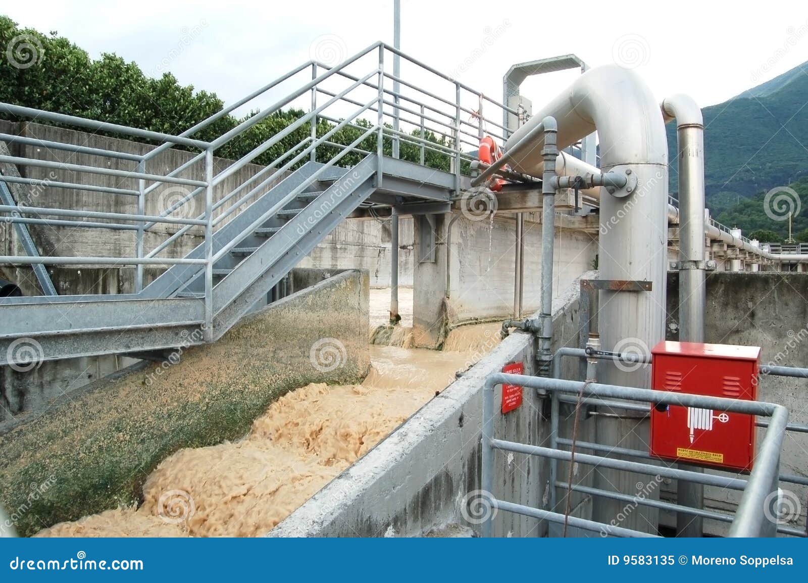Paper Mill - Water Purification Stock Image - Image of cartiera, mill ...