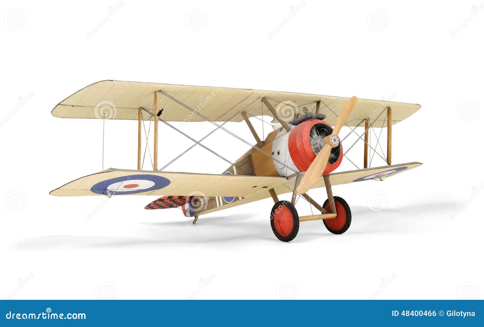 Paper model airplane stock illustration. Illustration of wwii - 48400466