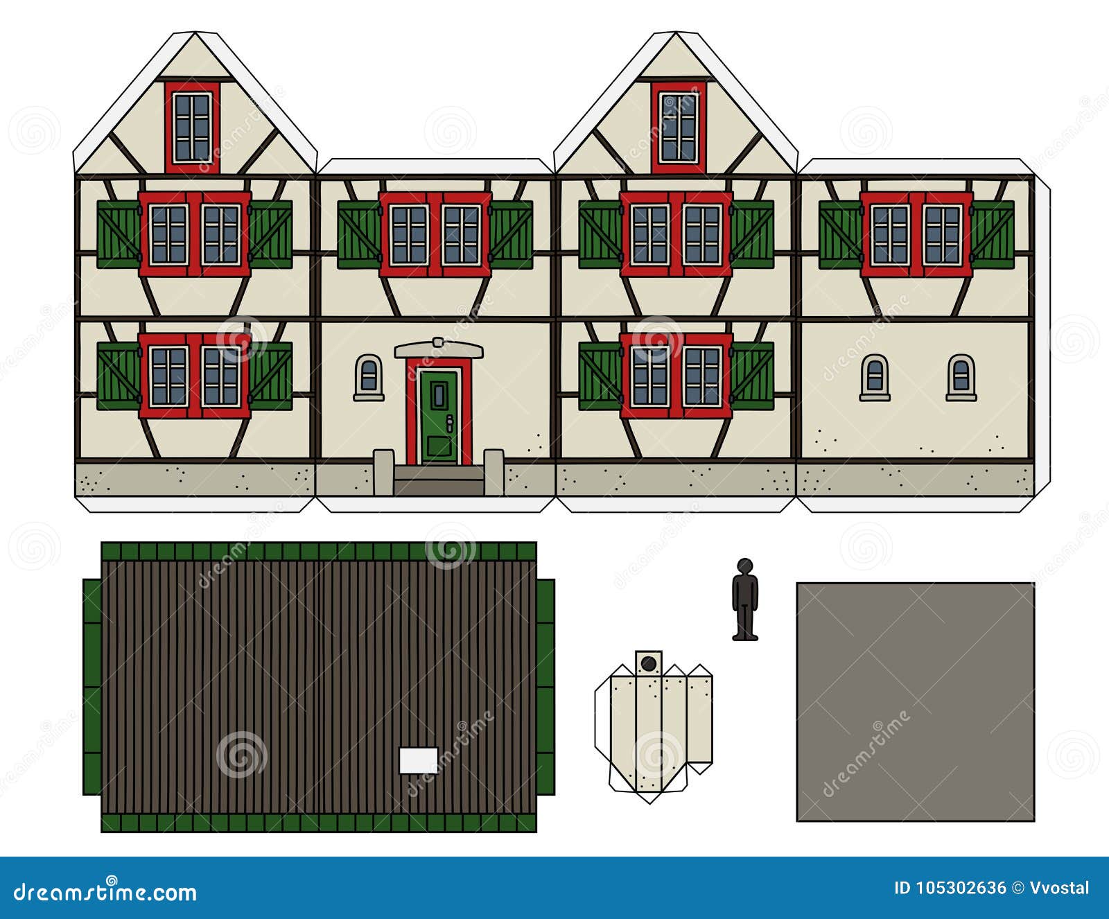 Paper Model Buildings Free Download