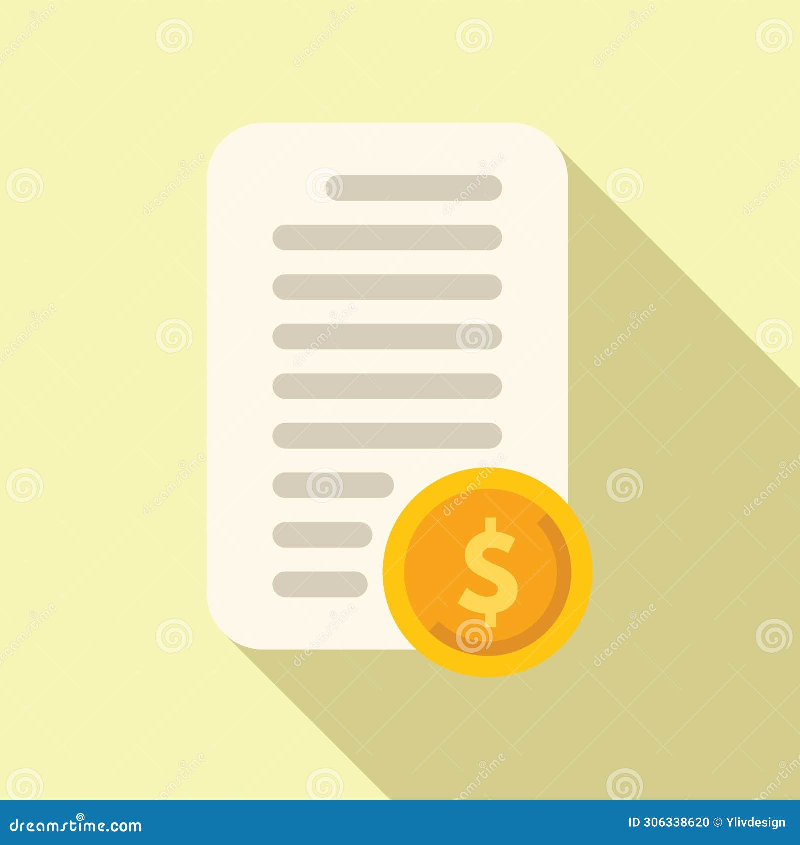 Paper Money Document Icon Flat Vector. Work Person Stock Vector ...