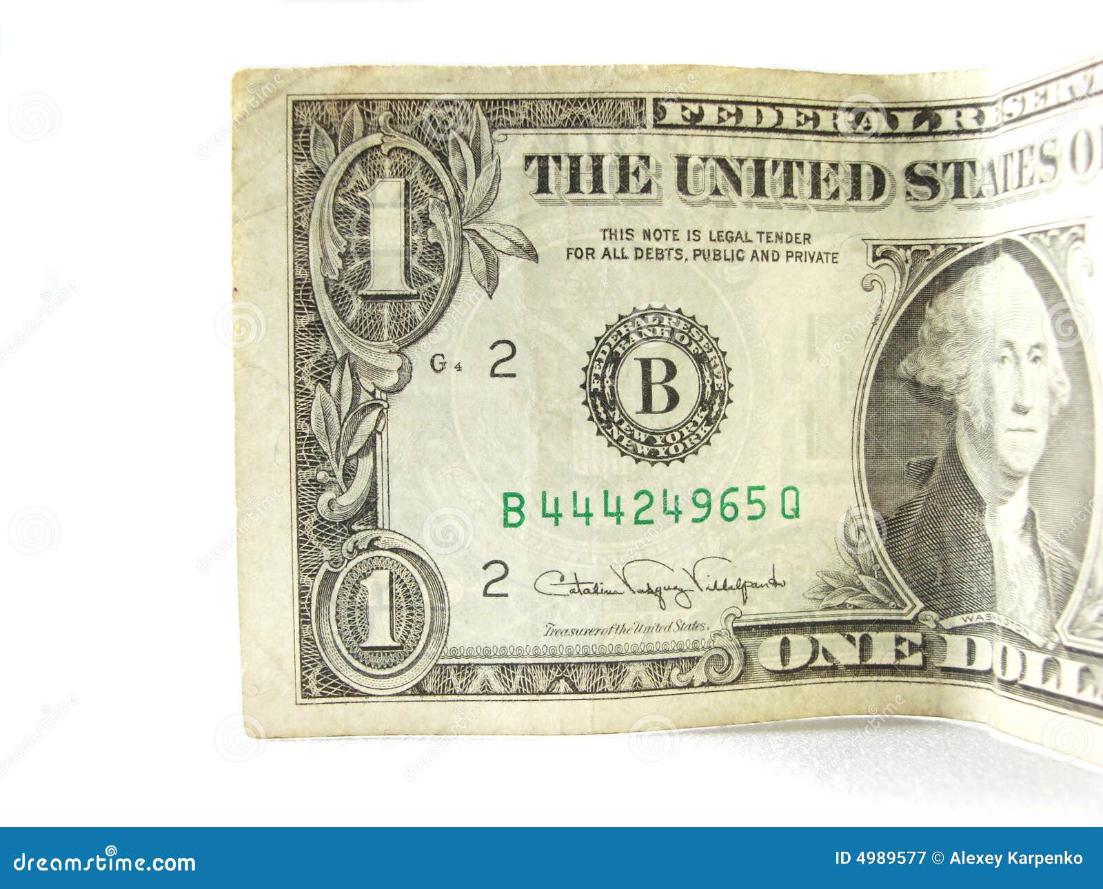 Paper money dollars one stock image. Image of macro, money - 4989577